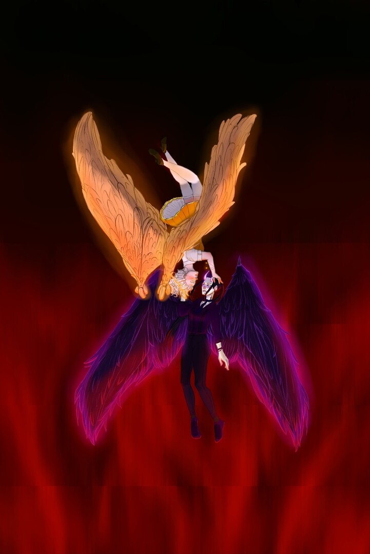 ArtStation - angel and demon