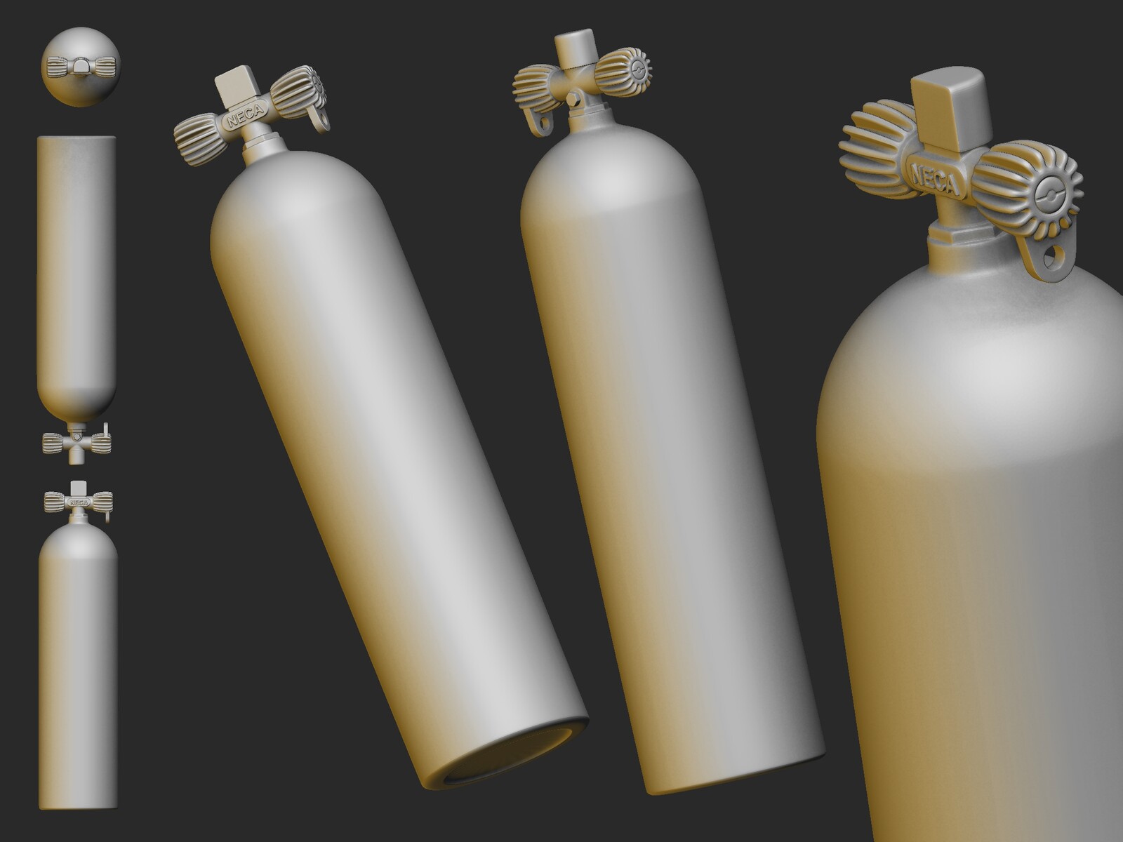 Marty Henley - Scuba Tank accessory for Jaws Chief Brody Action Figure ...