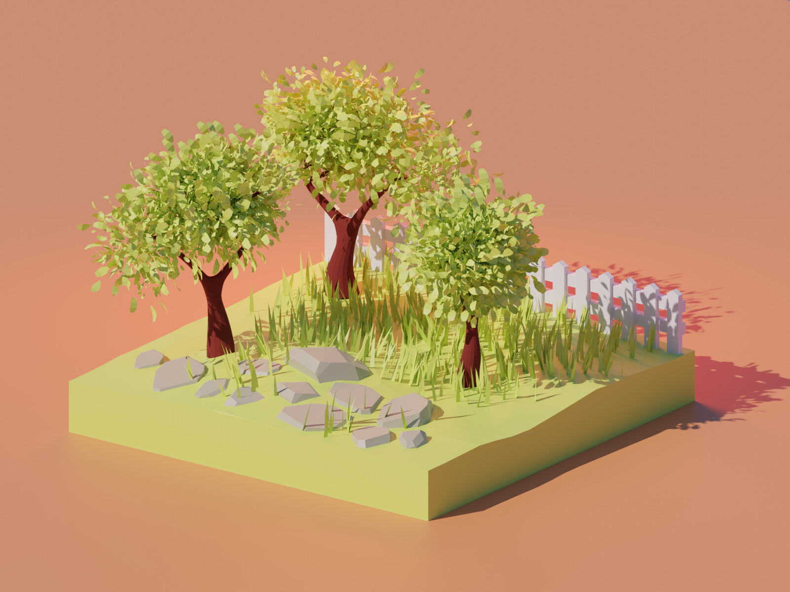 ArtStation - A Calm Breeze Through the Trees