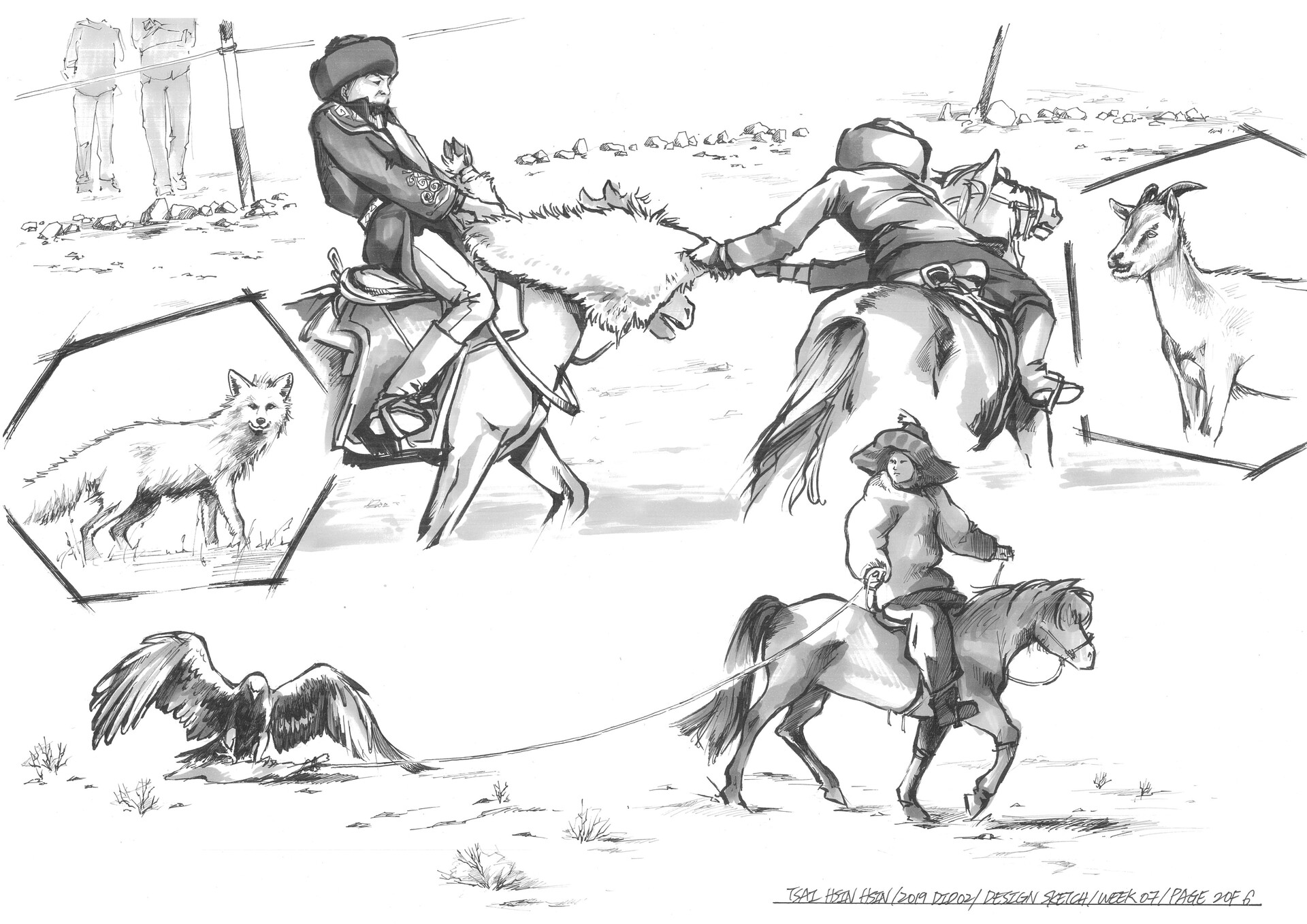 Hsin-Hsin Tsai - Sketch Practices