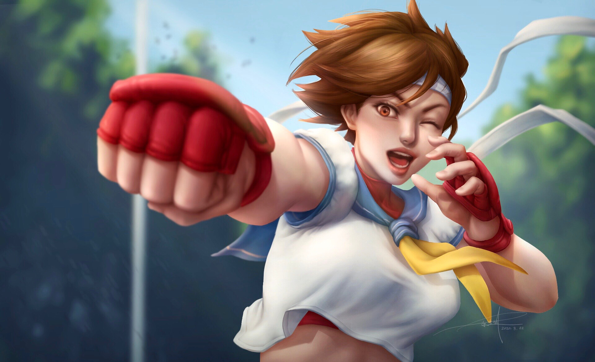 Chicas De Street Fighter Sakura Sakura | Street Fighter Wiki | Fandom