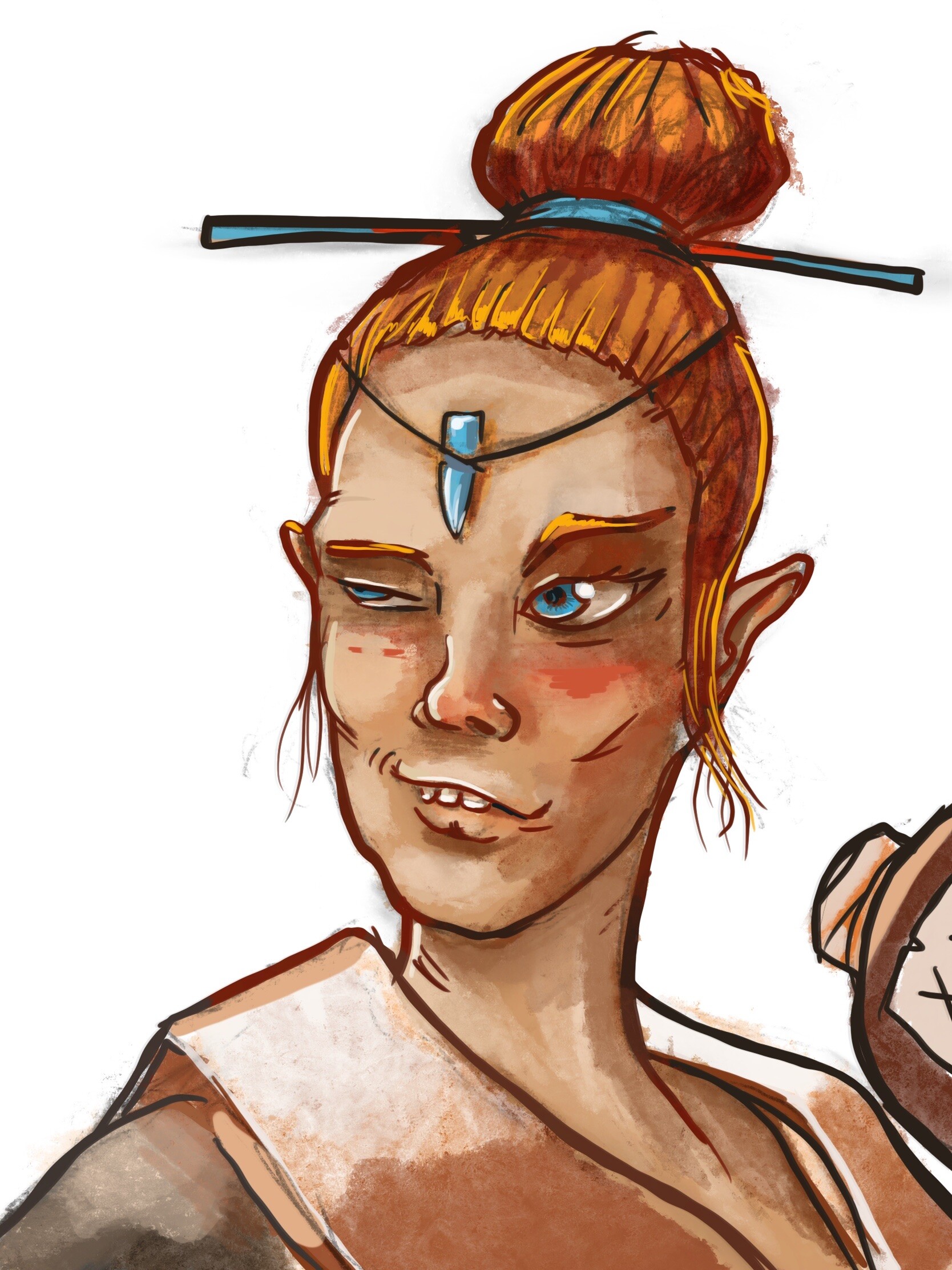 ArtStation - Fantasy character practice - Drunken Monk