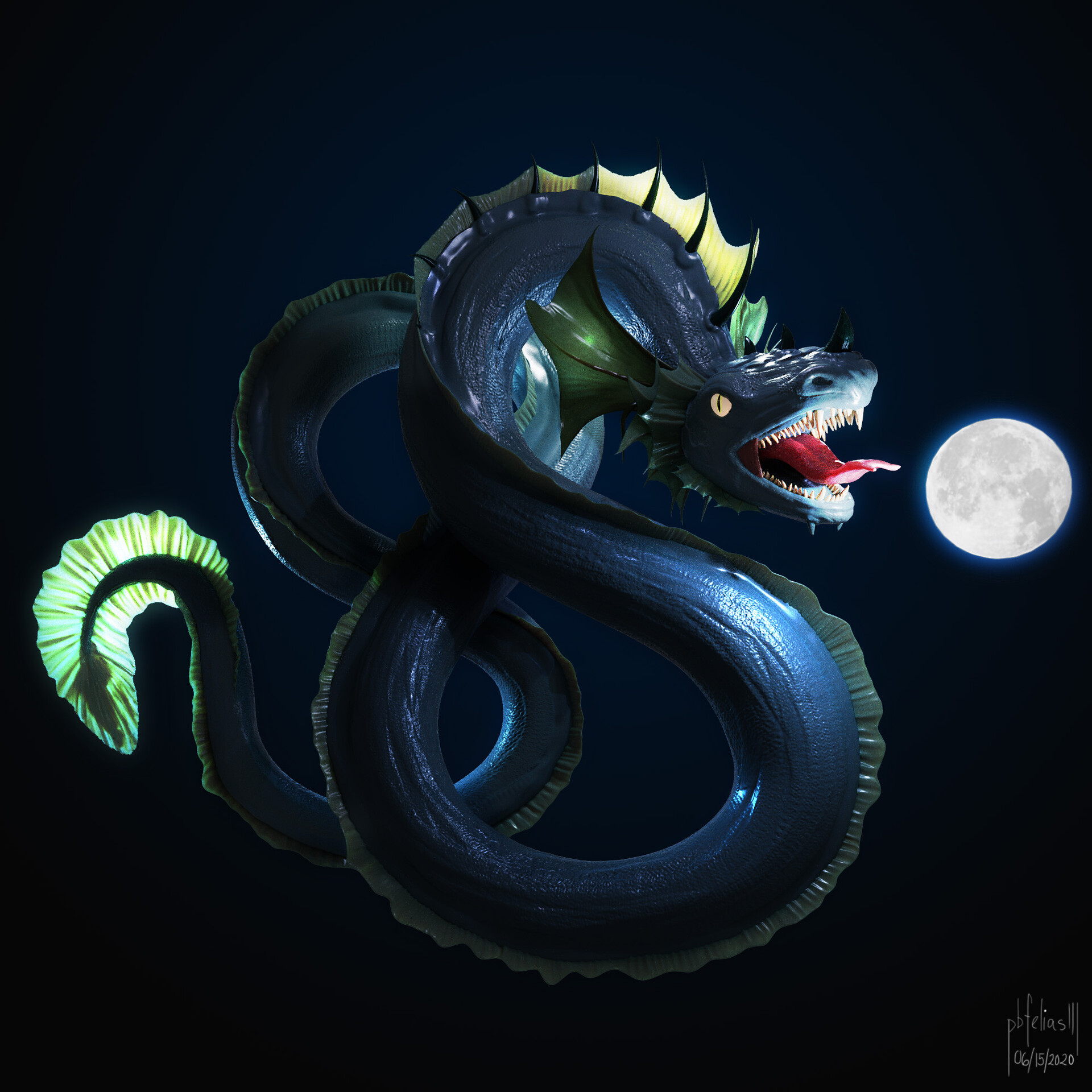 Prime Felias III - Bakunawa, the moon-devouring serpent (WIP)