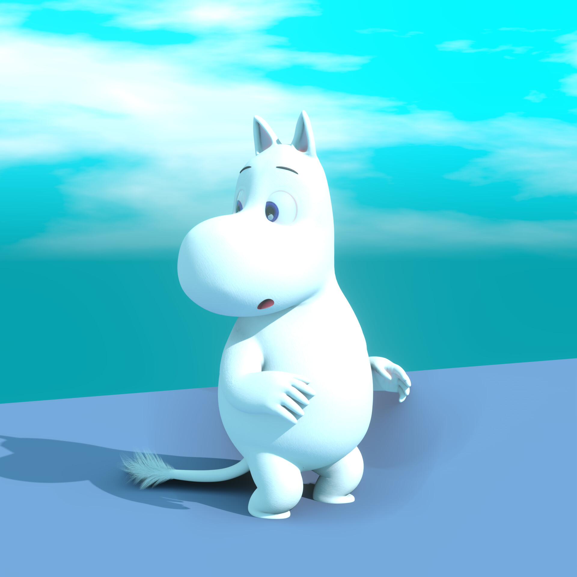 ArtStation - (Moomins) Moomintroll