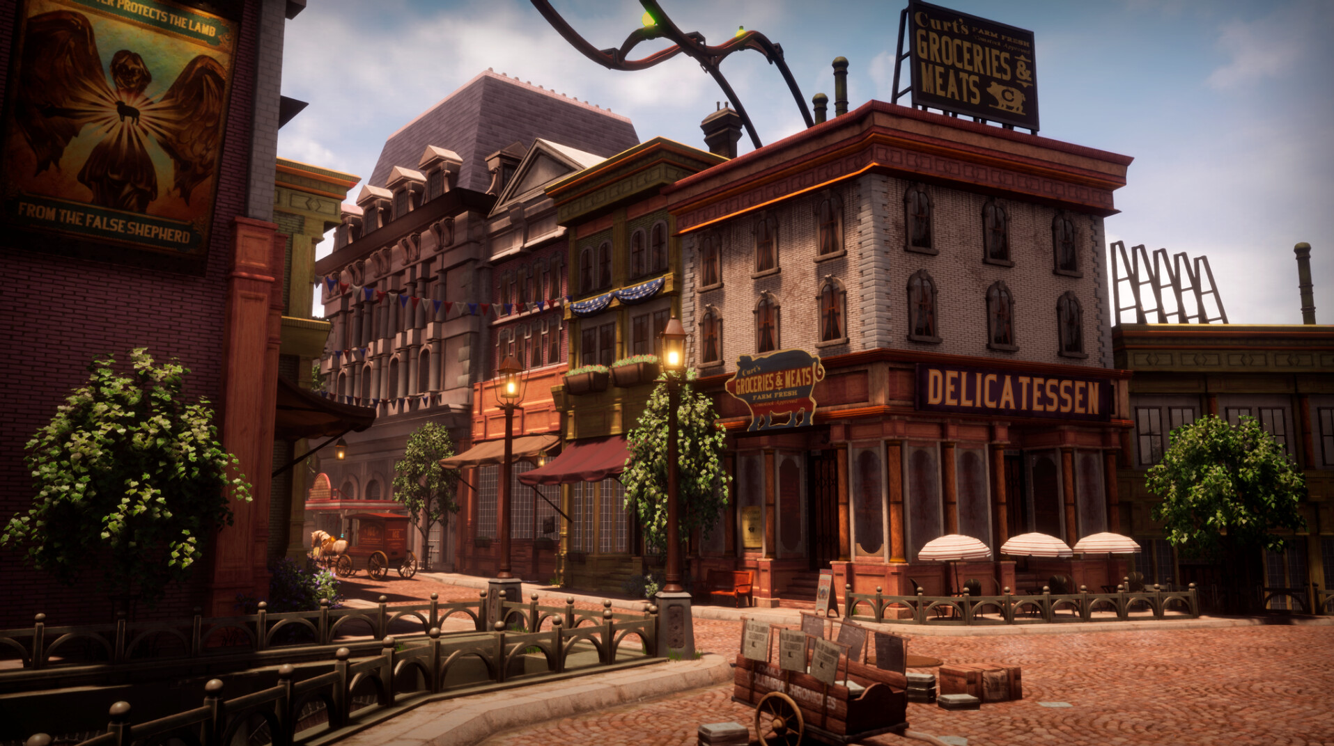 ArtStation - New Eden Square. Bioshock Infinite FanArt