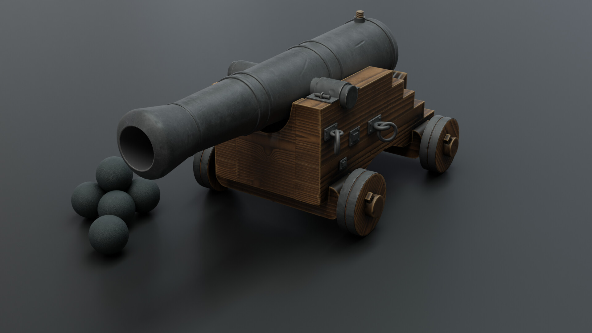 ArtStation - Pirate ship cannon