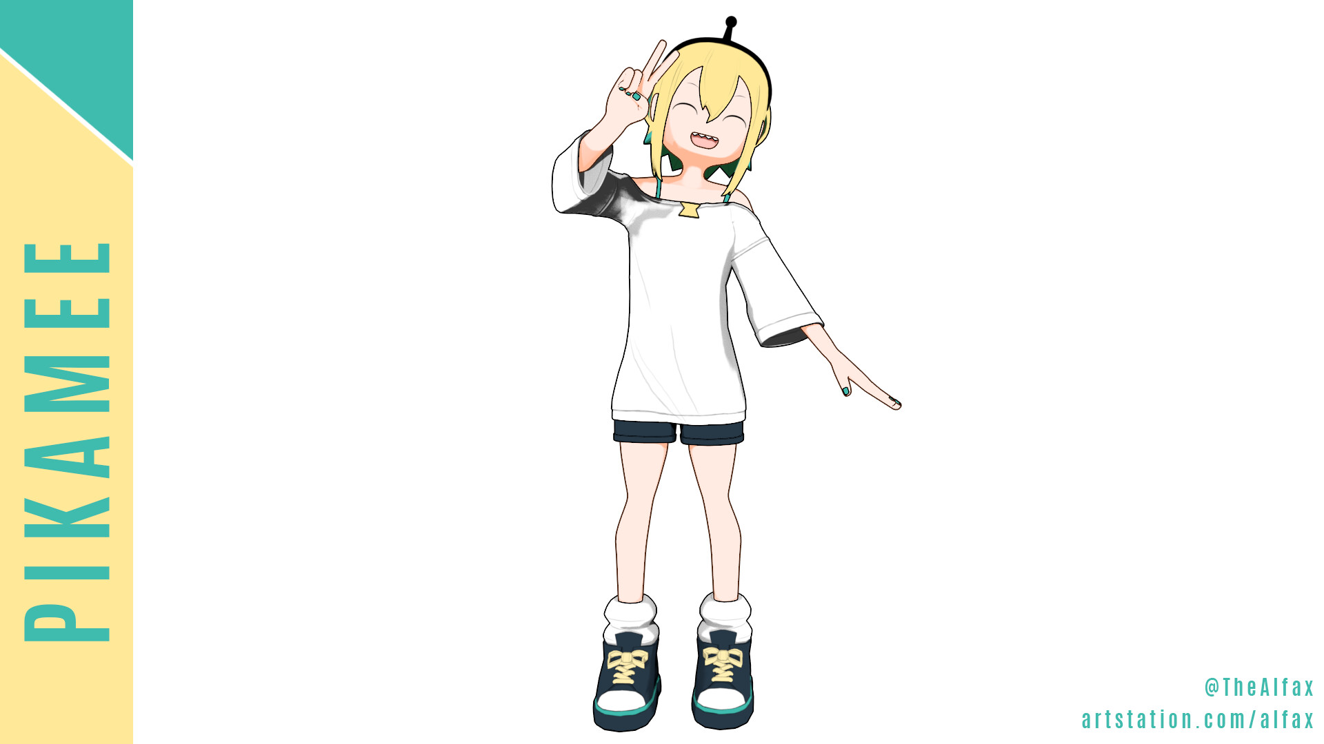 ArtStation - Amano PIkamee - 3D Model, Alvaro Quinteros Vidal