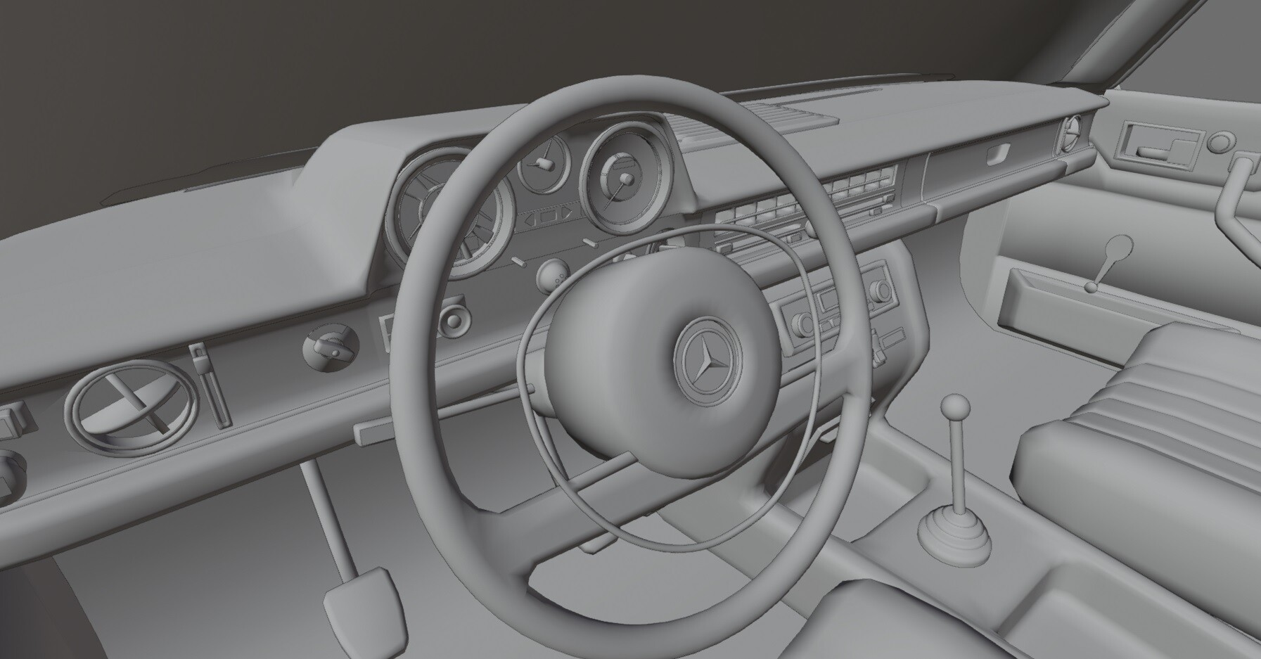 Mercedes W115 Interior