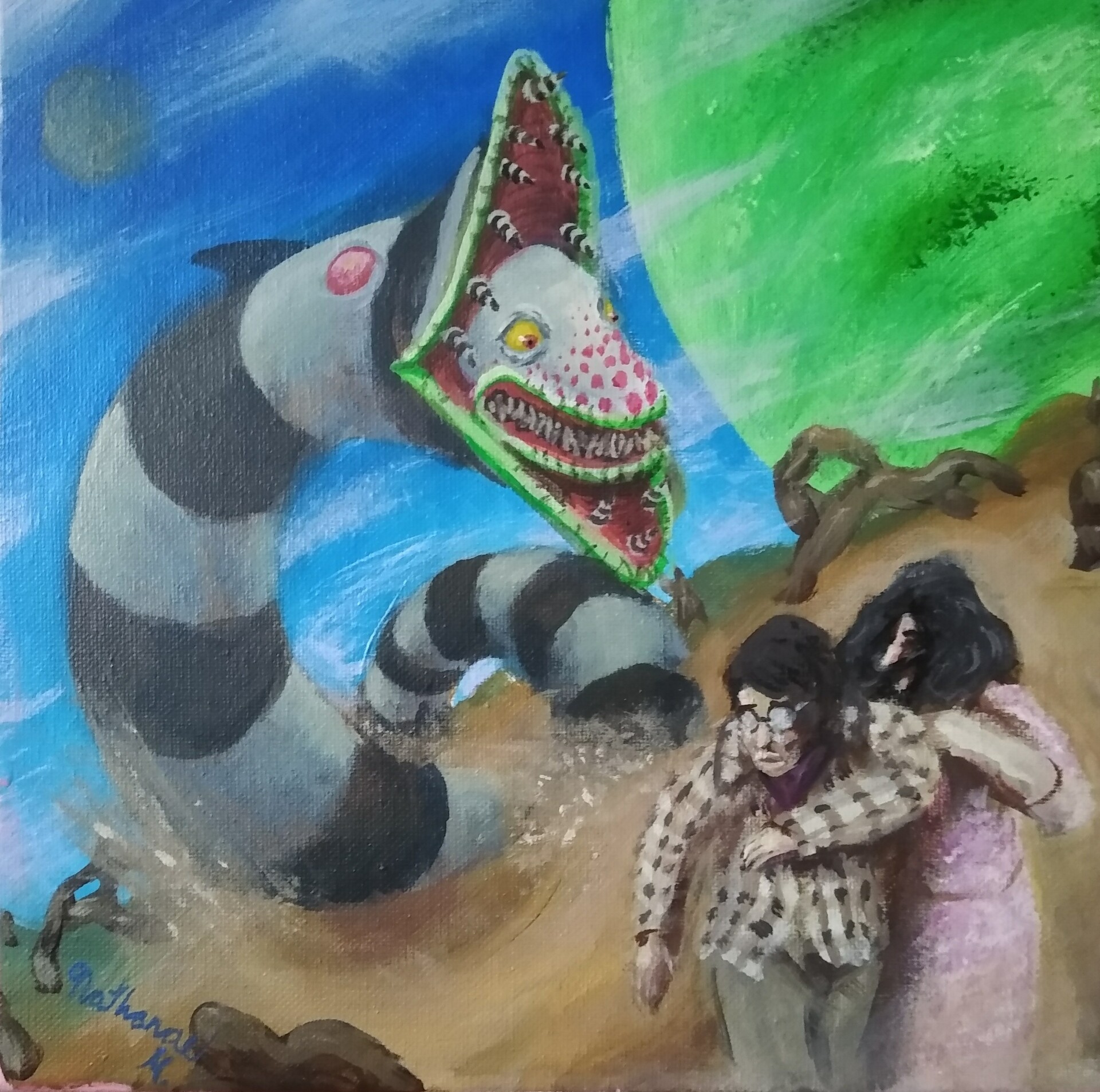 ArtStation - Sandworm Chase, Nathanael McNutt