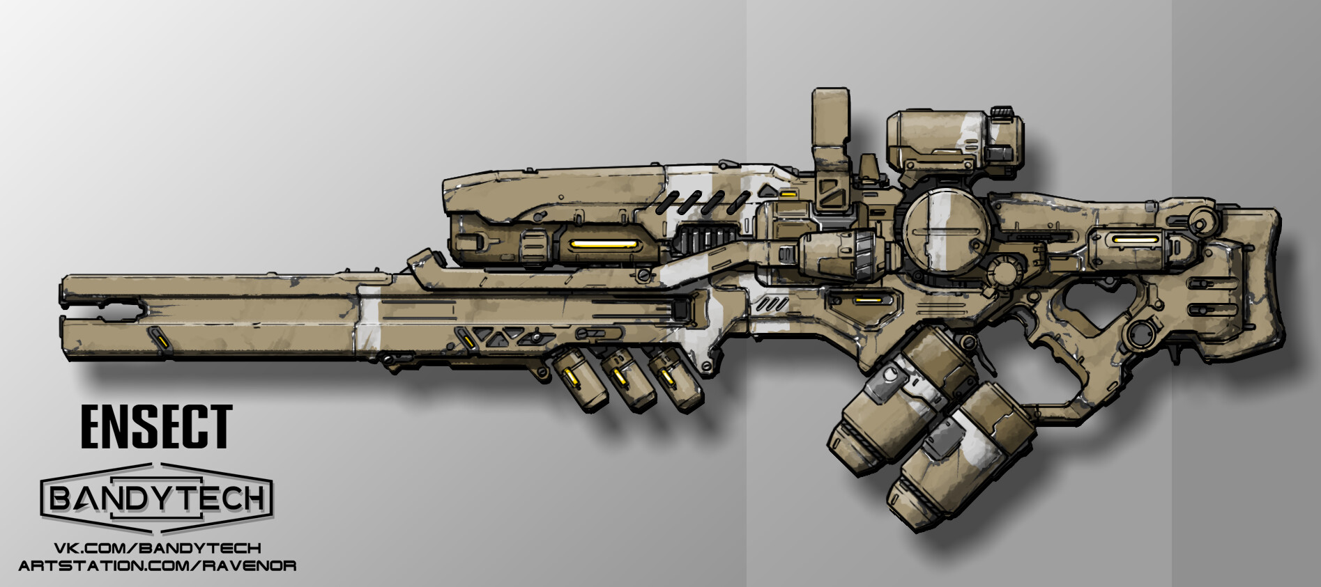 ArtStation - ENSECT - Sniper rifle
