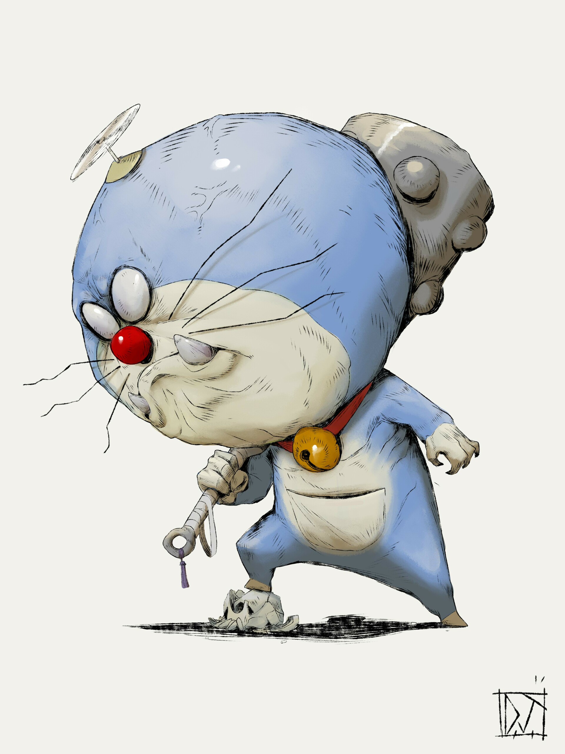 ArtStation - savage doreamon fan art
