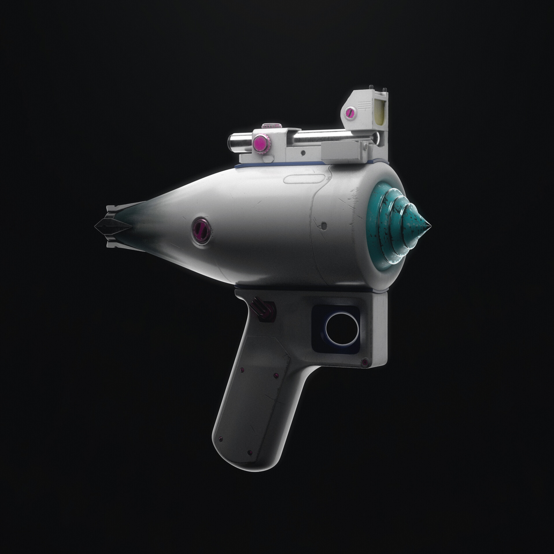 ArtStation - Retro laser gun