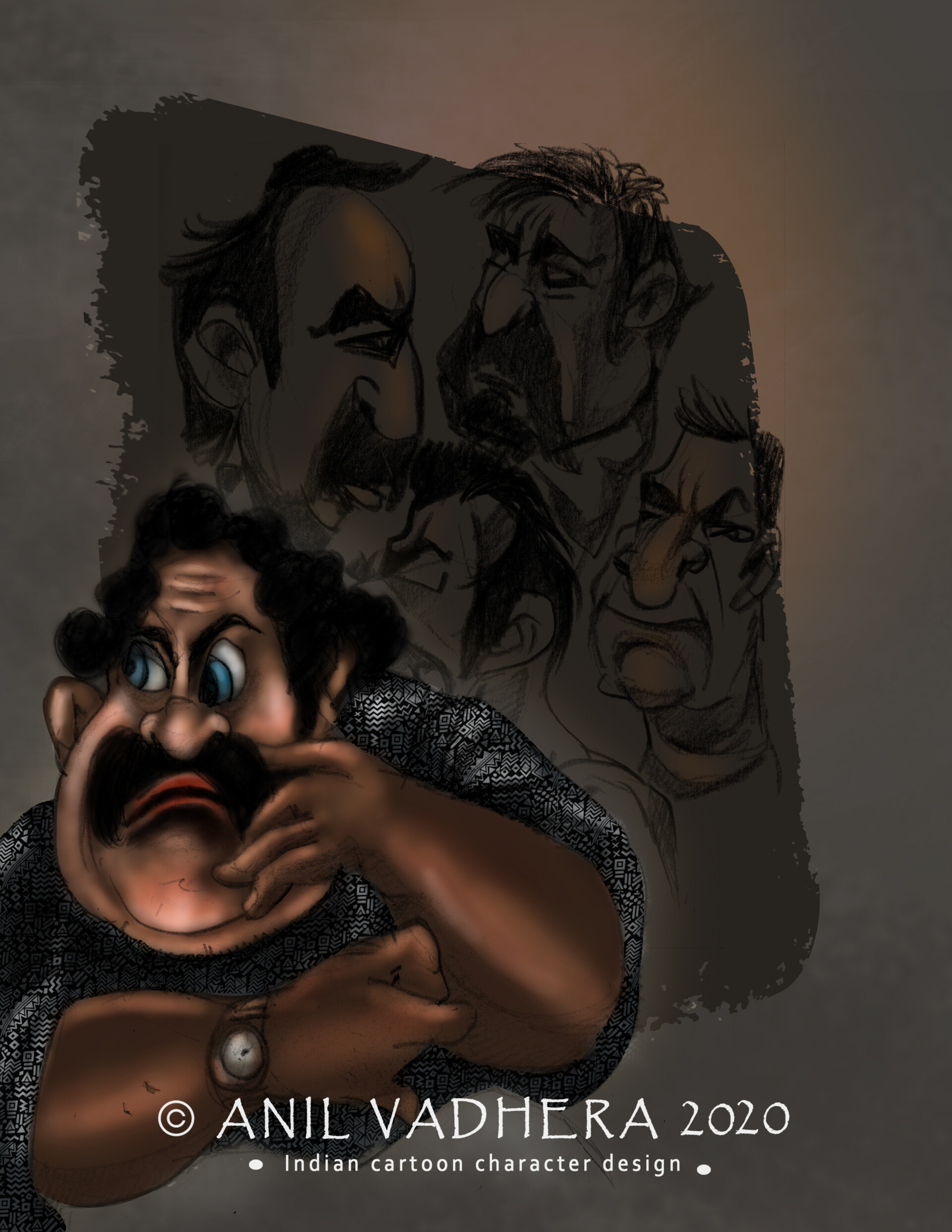 ArtStation - Indian Cartoon Character