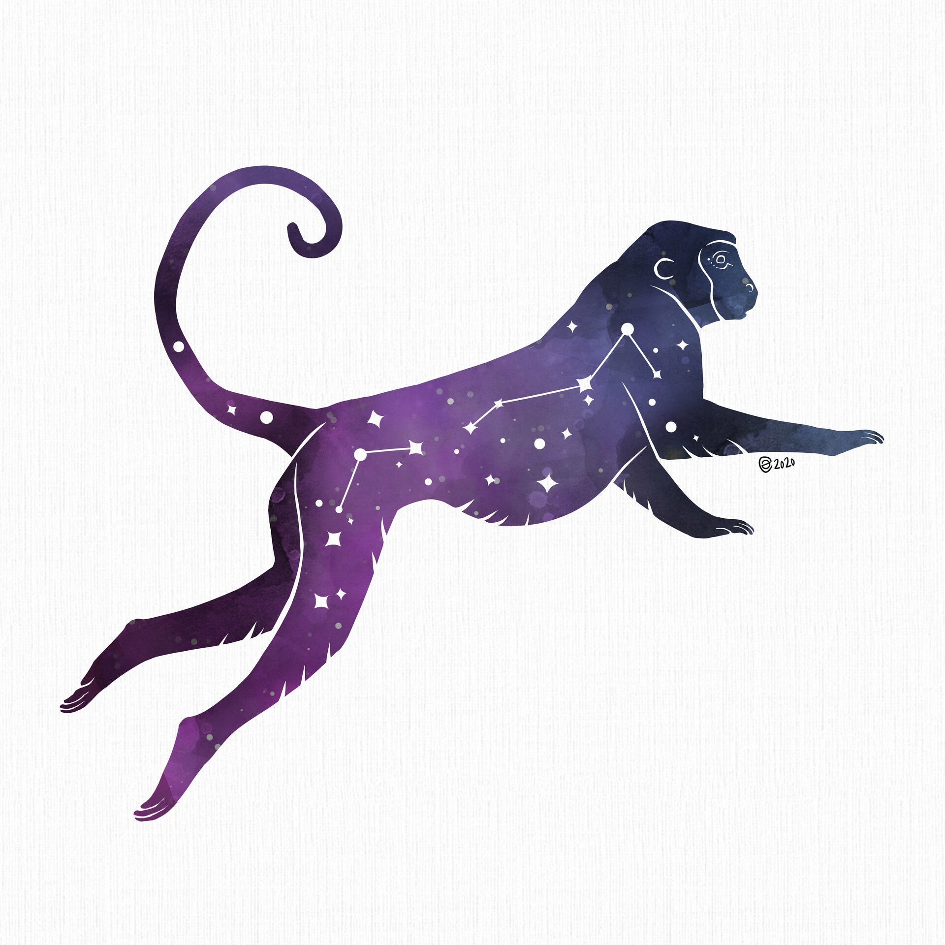 ArtStation - Celestial Cosmic Monkey