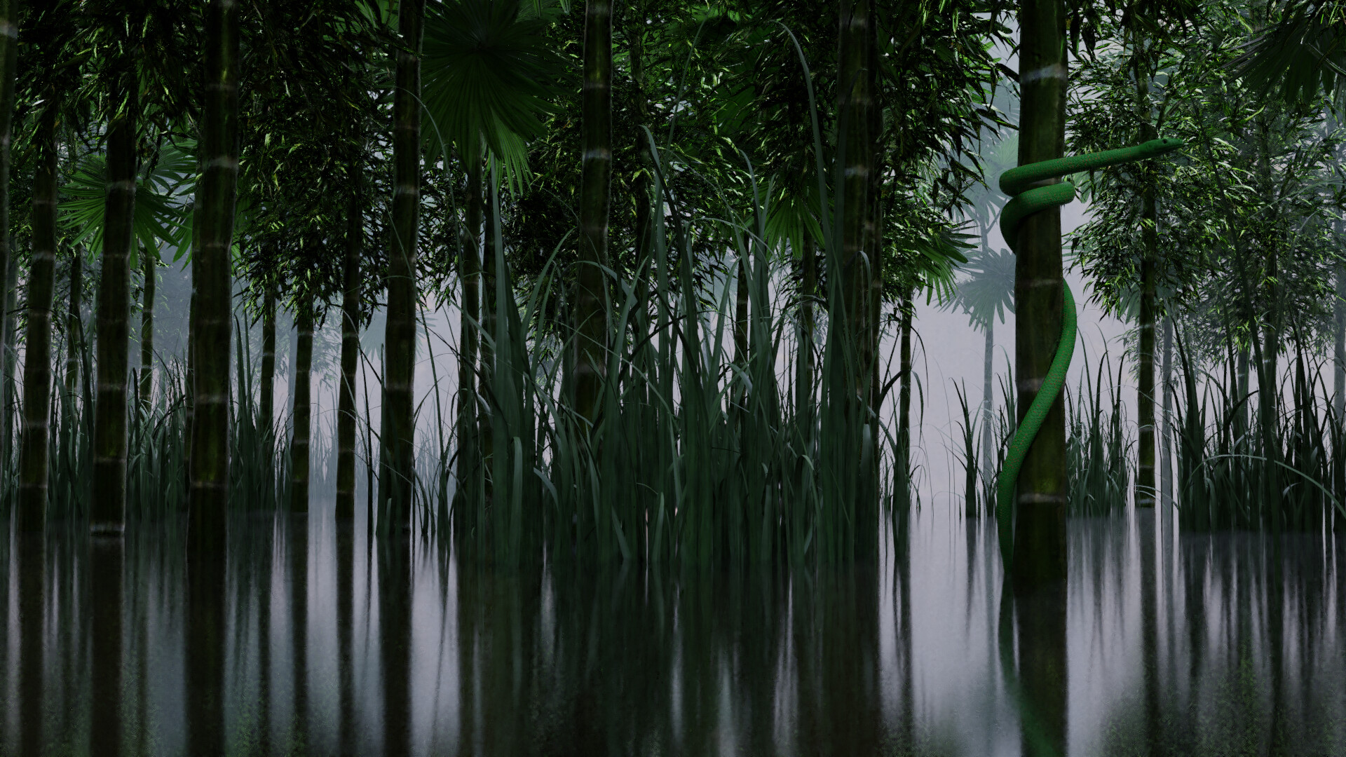 ArtStation - Misty Swamp