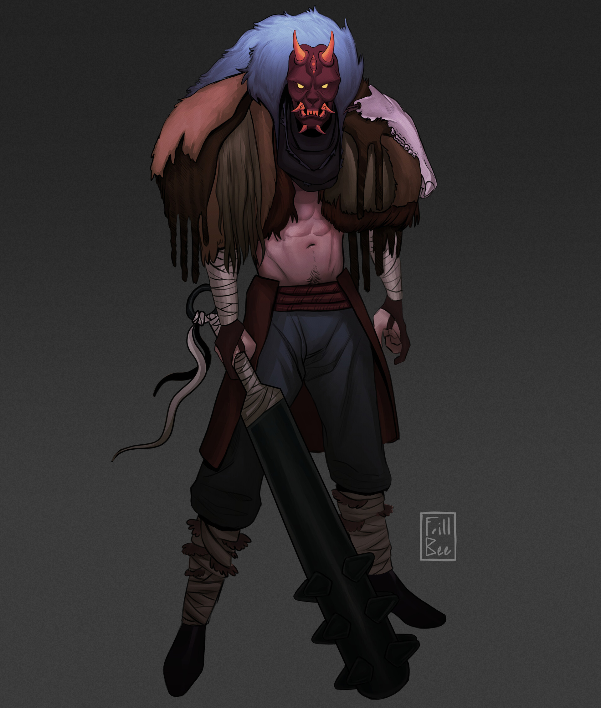 ArtStation - hot oni oc