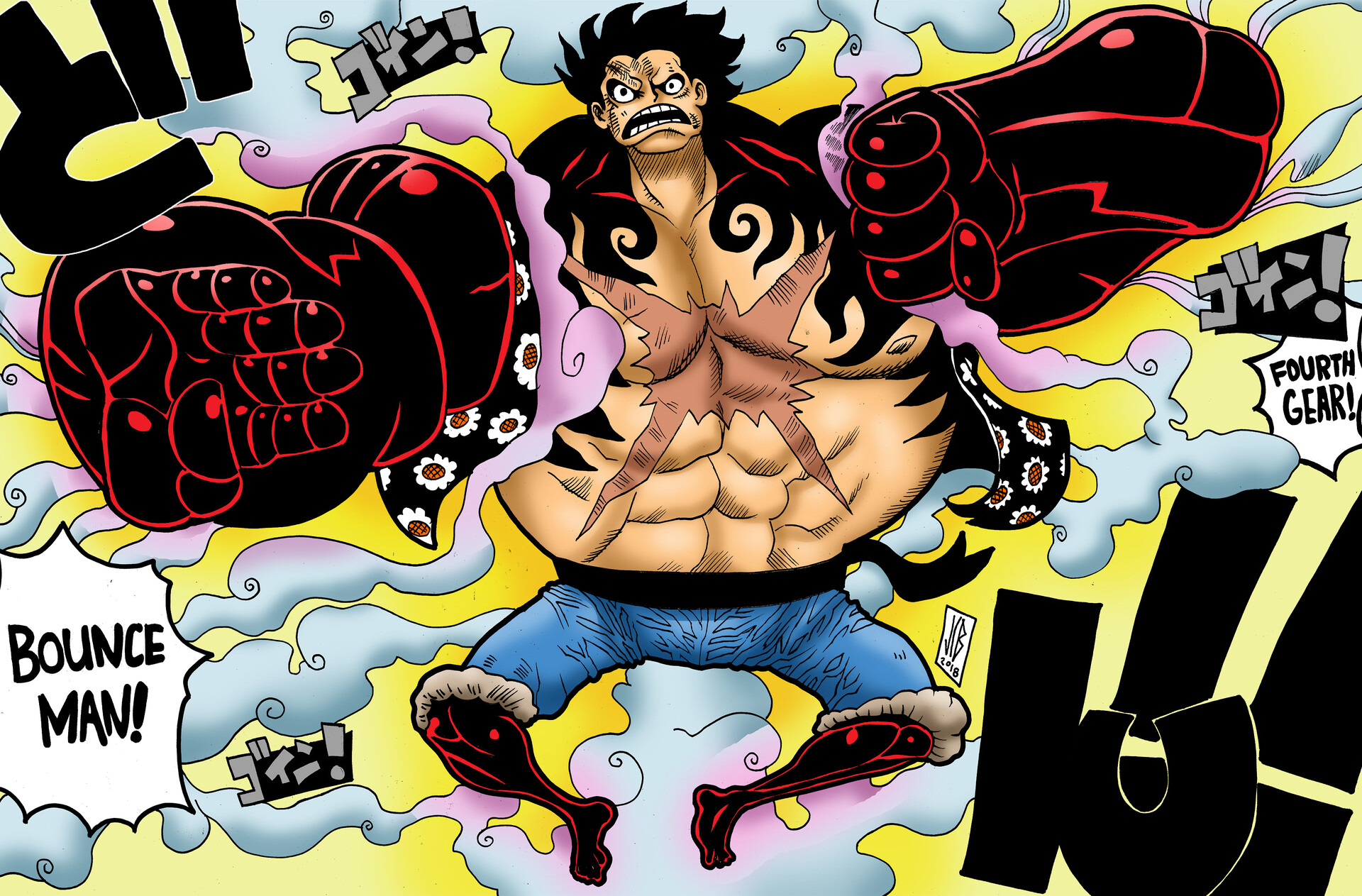 ArtStation - Luffy Gear fourth