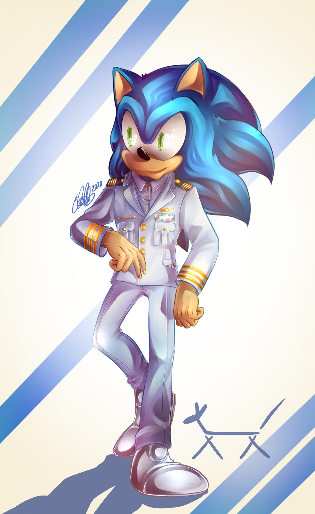 ArtStation - FanArt_NavySonic
