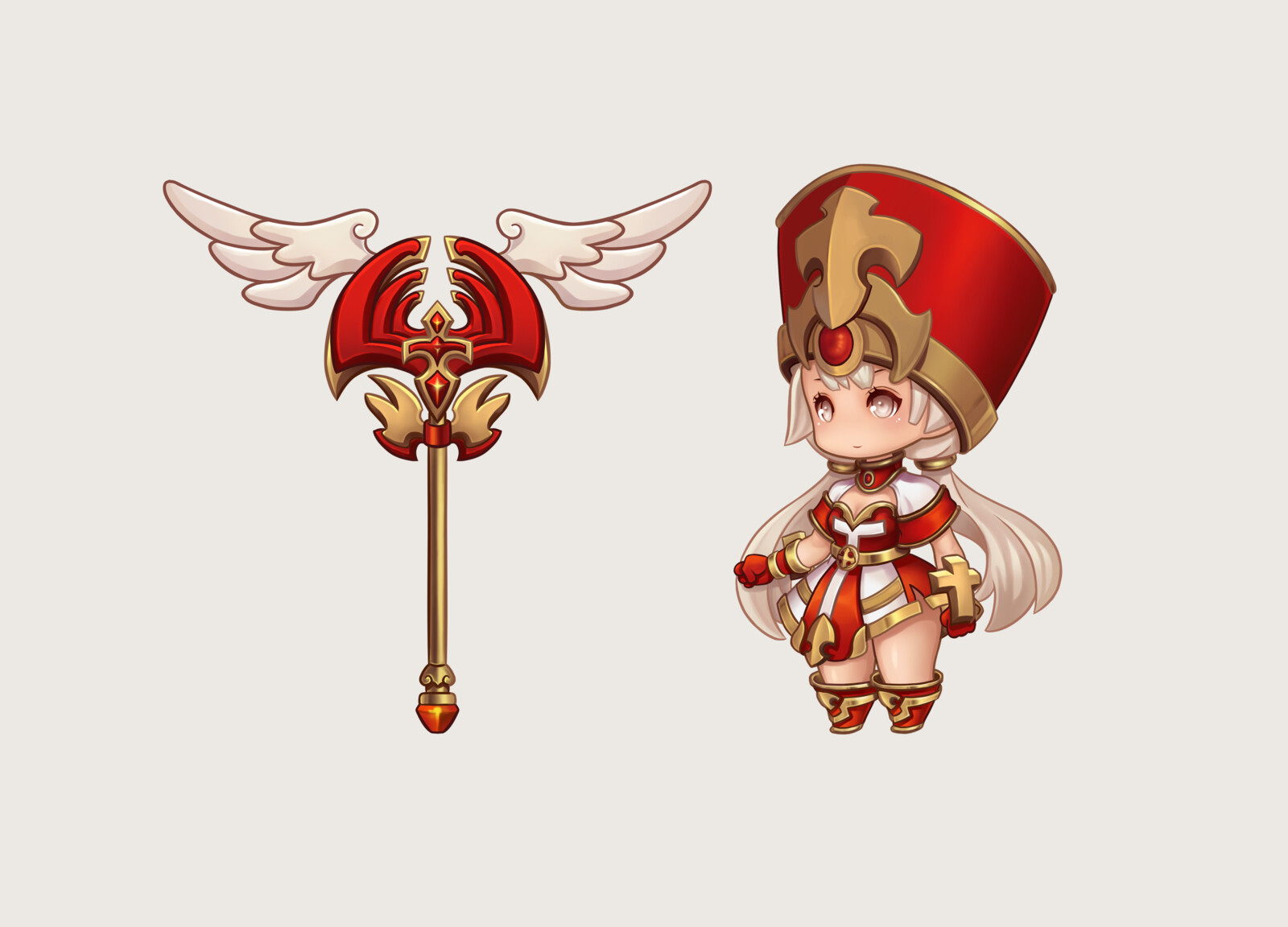 H-BPon Studio - Chibi Priest Concept