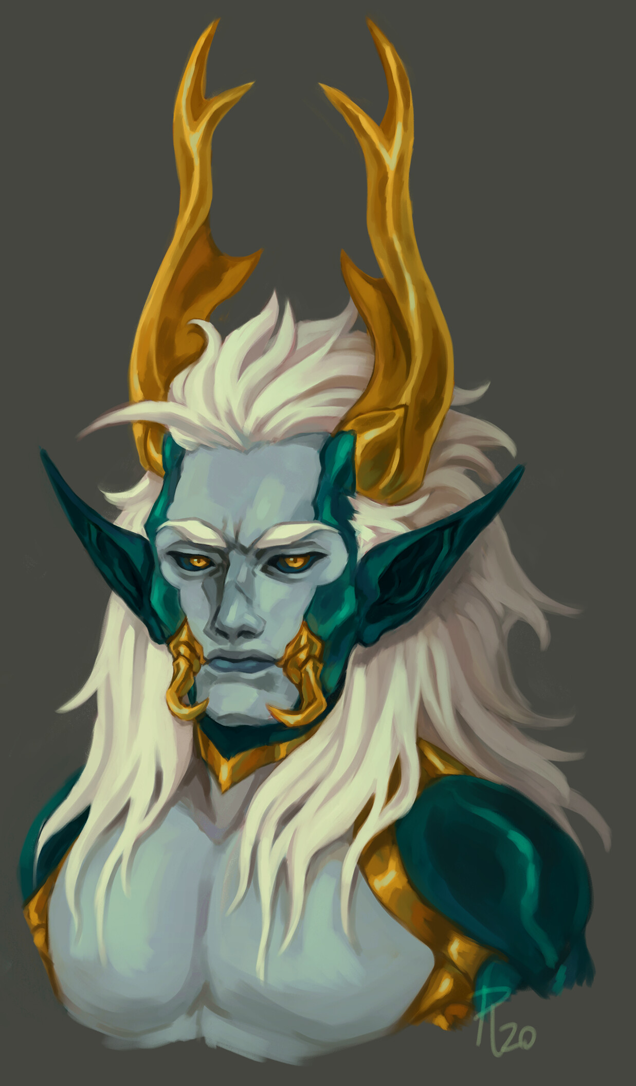 ArtStation - Beetle Humanoid Portrait