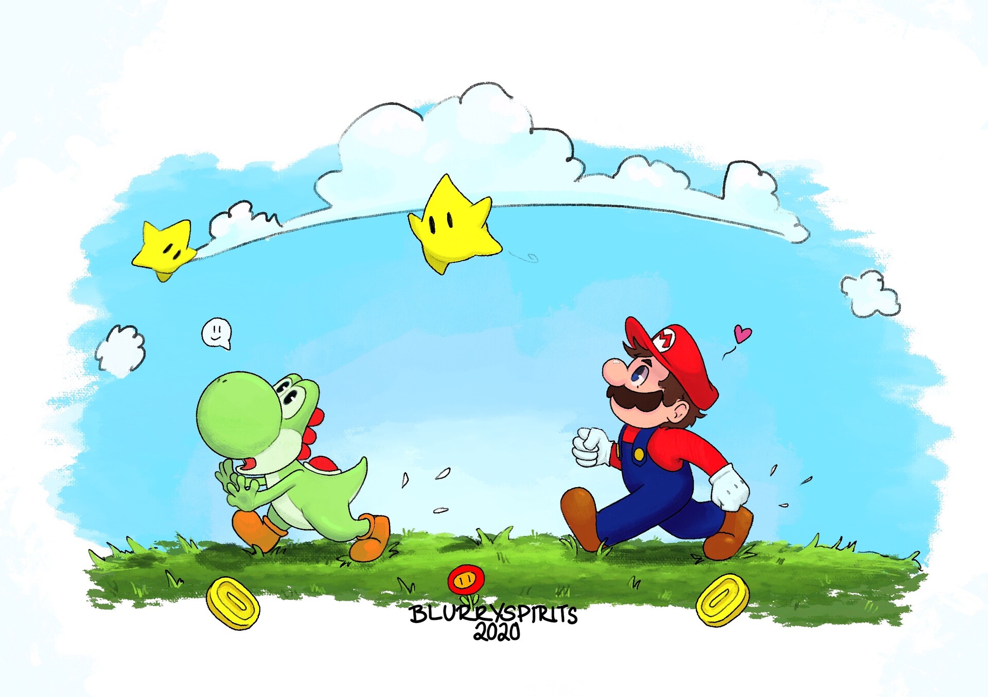 Sevi Mathews - Mario and Yoshi