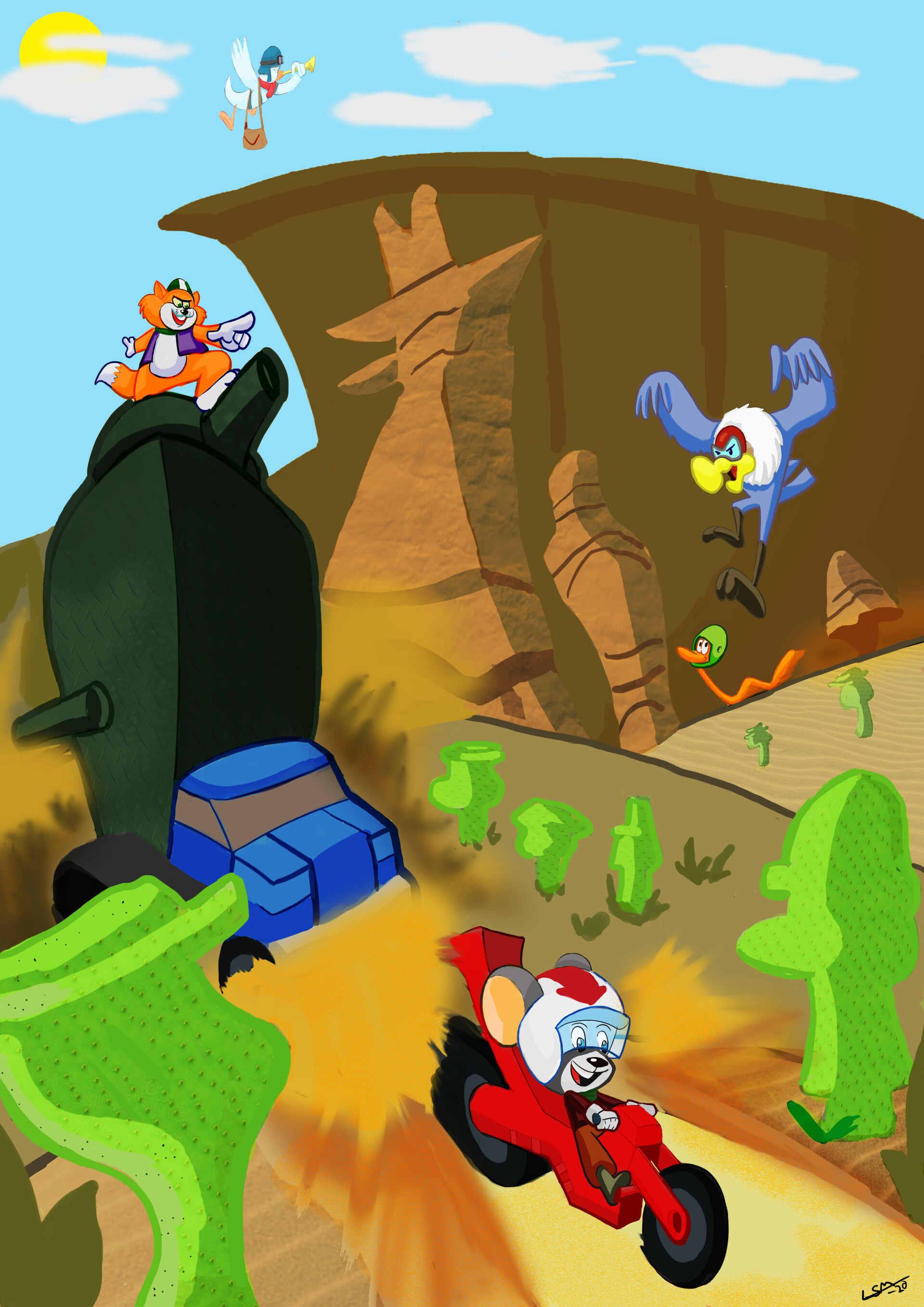 ArtStation - Chase Be Chased World