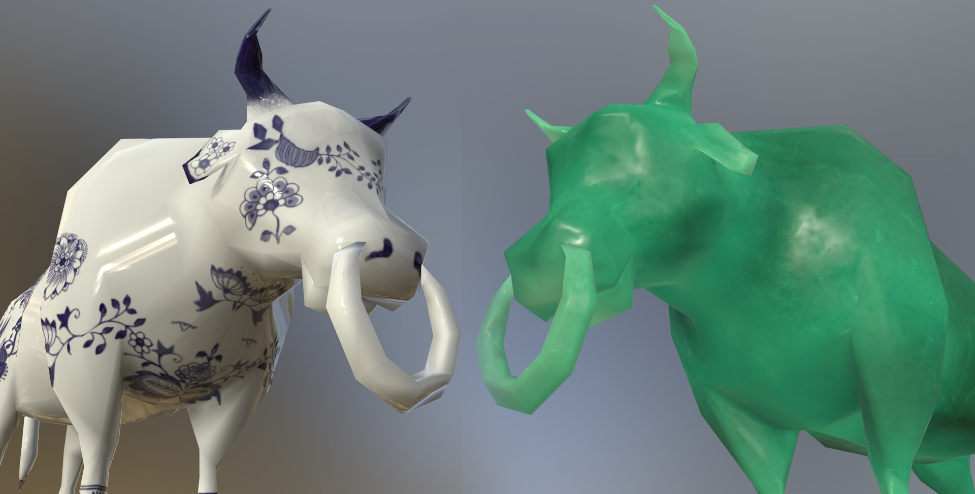 ArtStation - Bull Statue