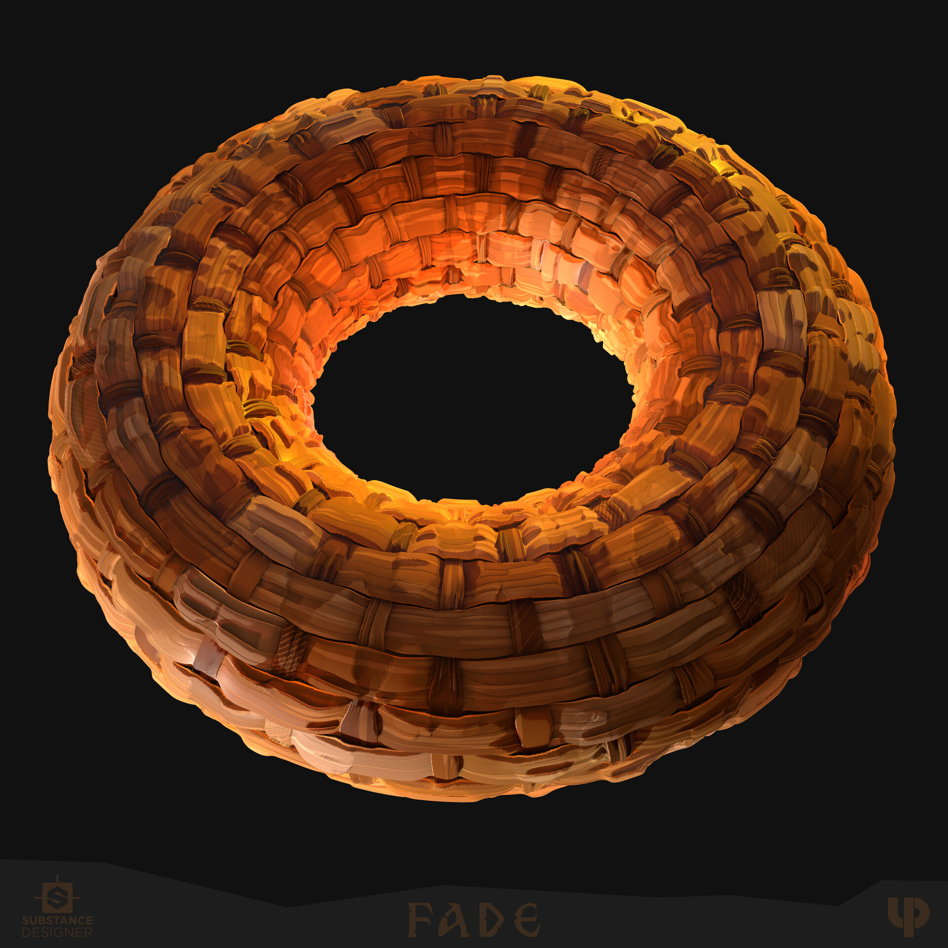 Yves Pinel - FADE - Wicker Substance Designer (Stylized)