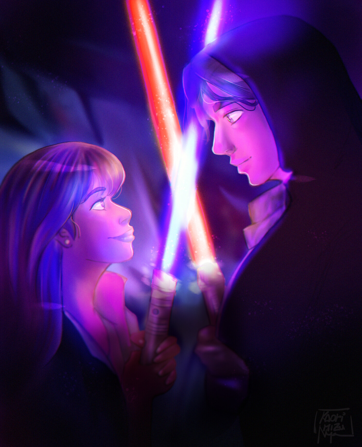 ArtStation - Star Wars in Love [Commission]