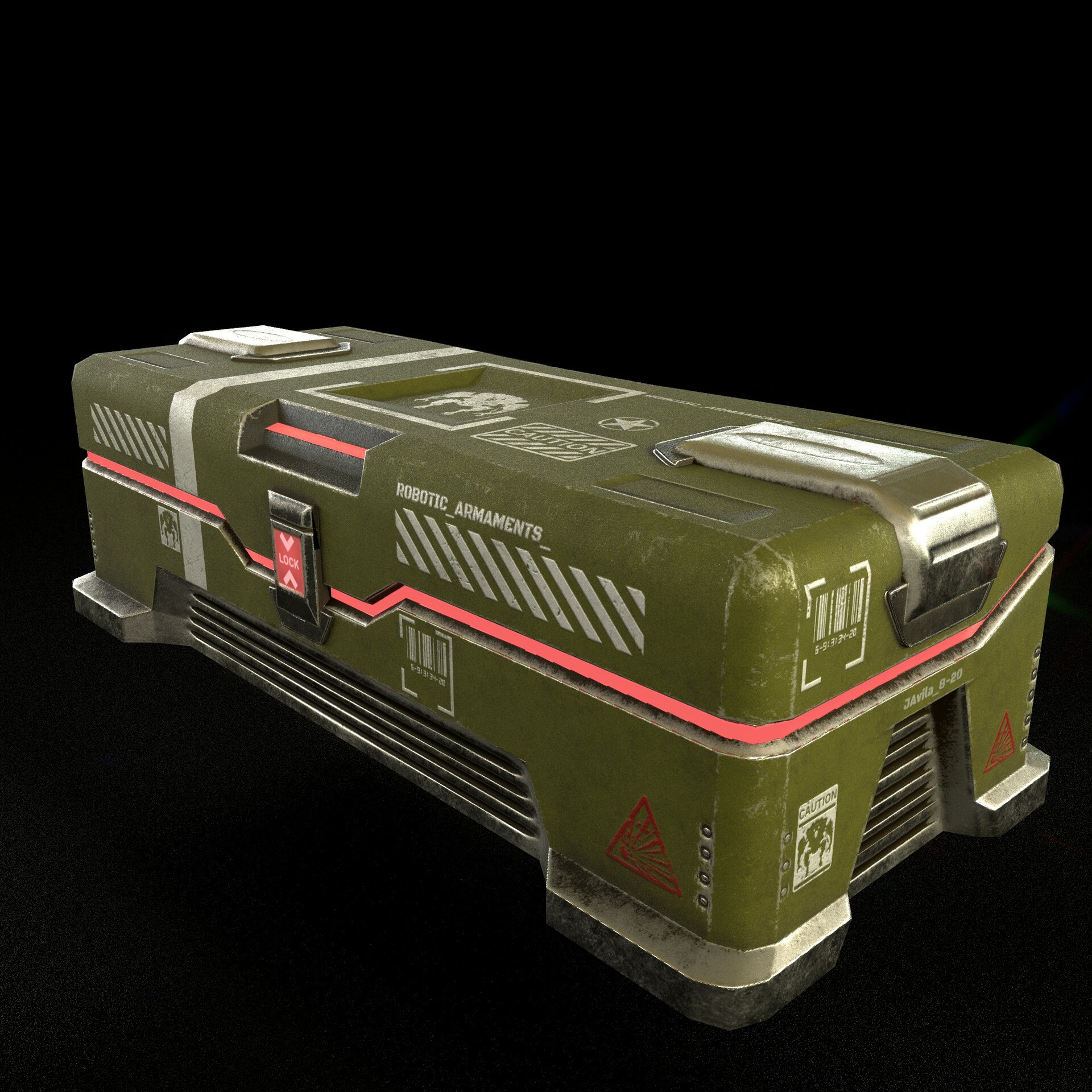 ArtStation - Texturing Practice - Crate