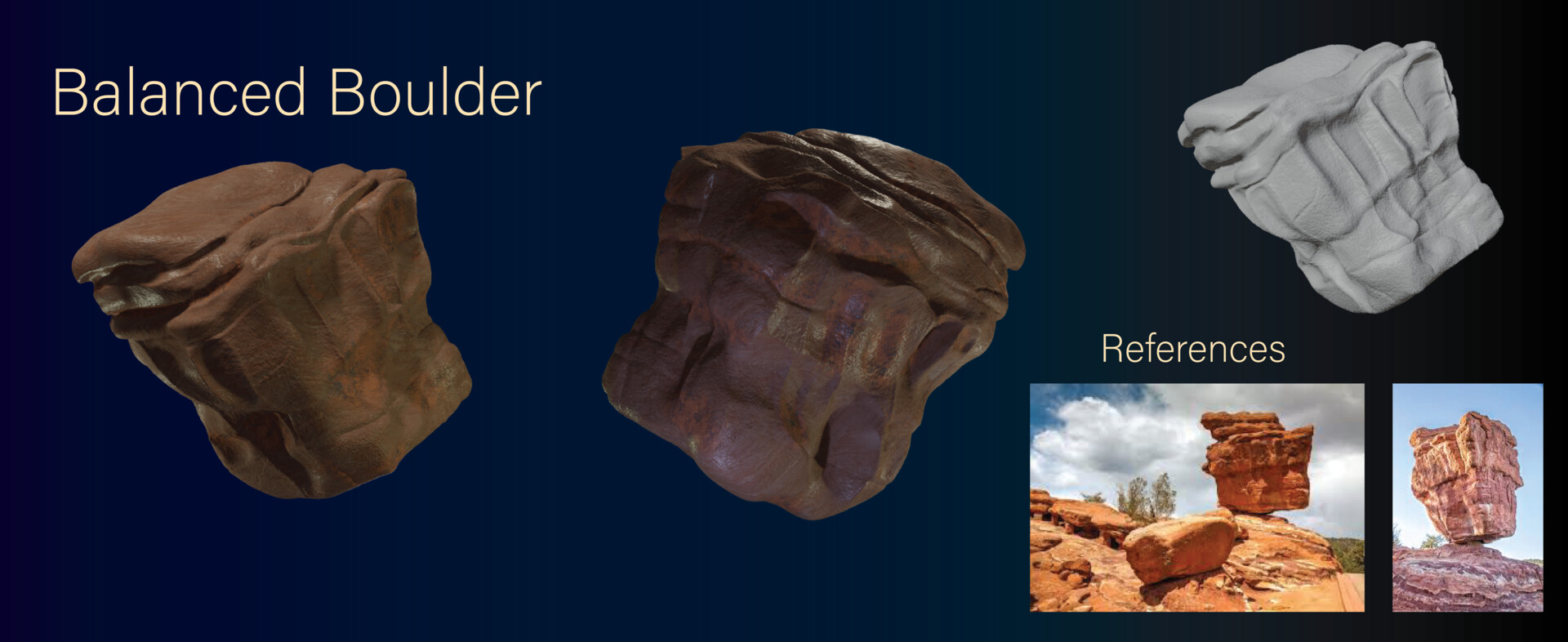 ArtStation - Balanced Boulder