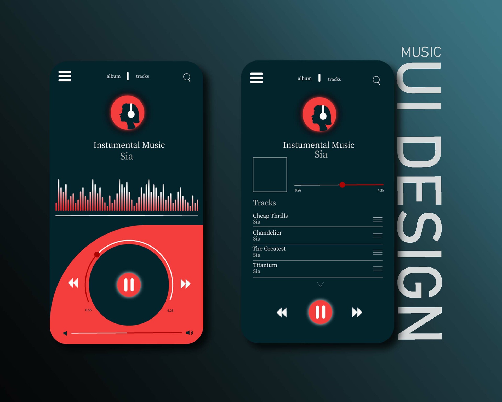 ArtStation - Music UI