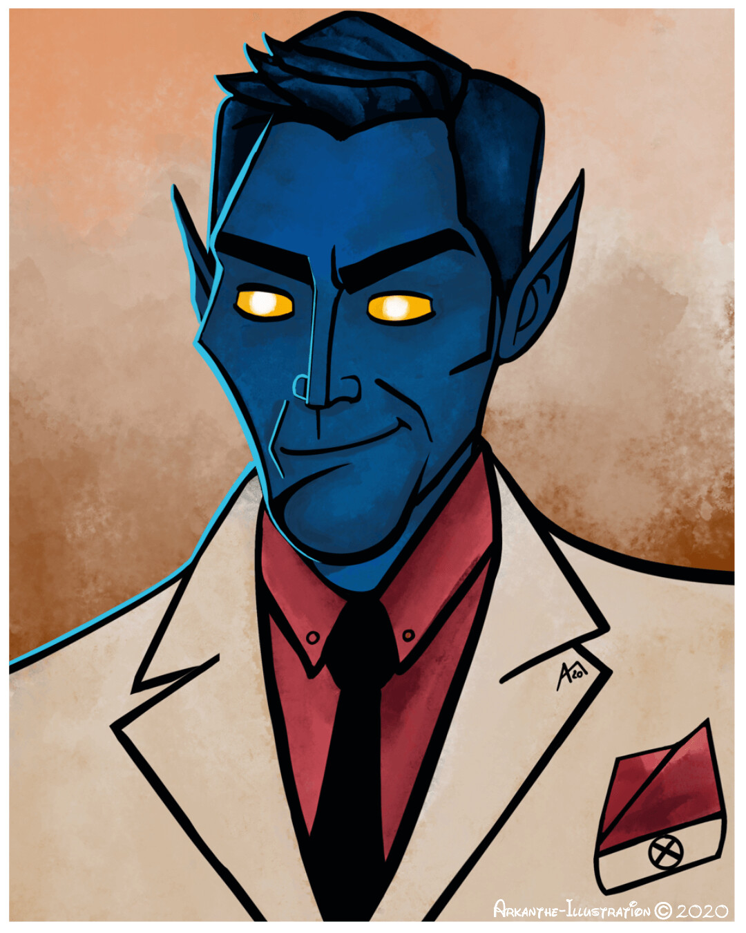 ArtStation - Diablo (X-Men) Fan Art