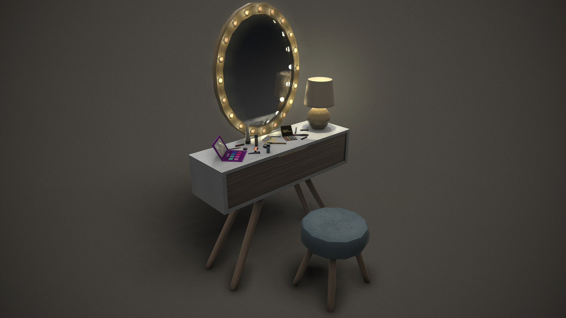 ArtStation - Makeup Desk and Makeup