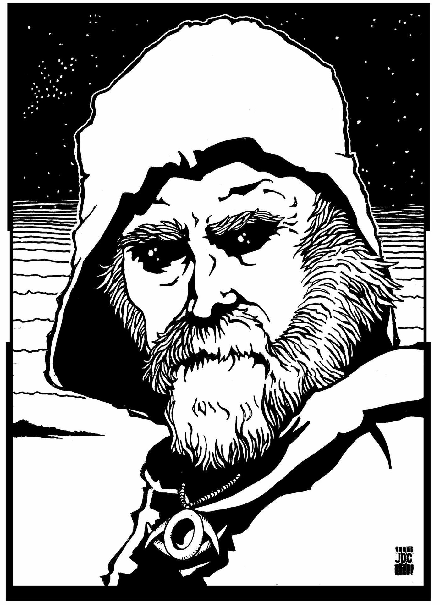 ArtStation - Dagon Priest - Line art