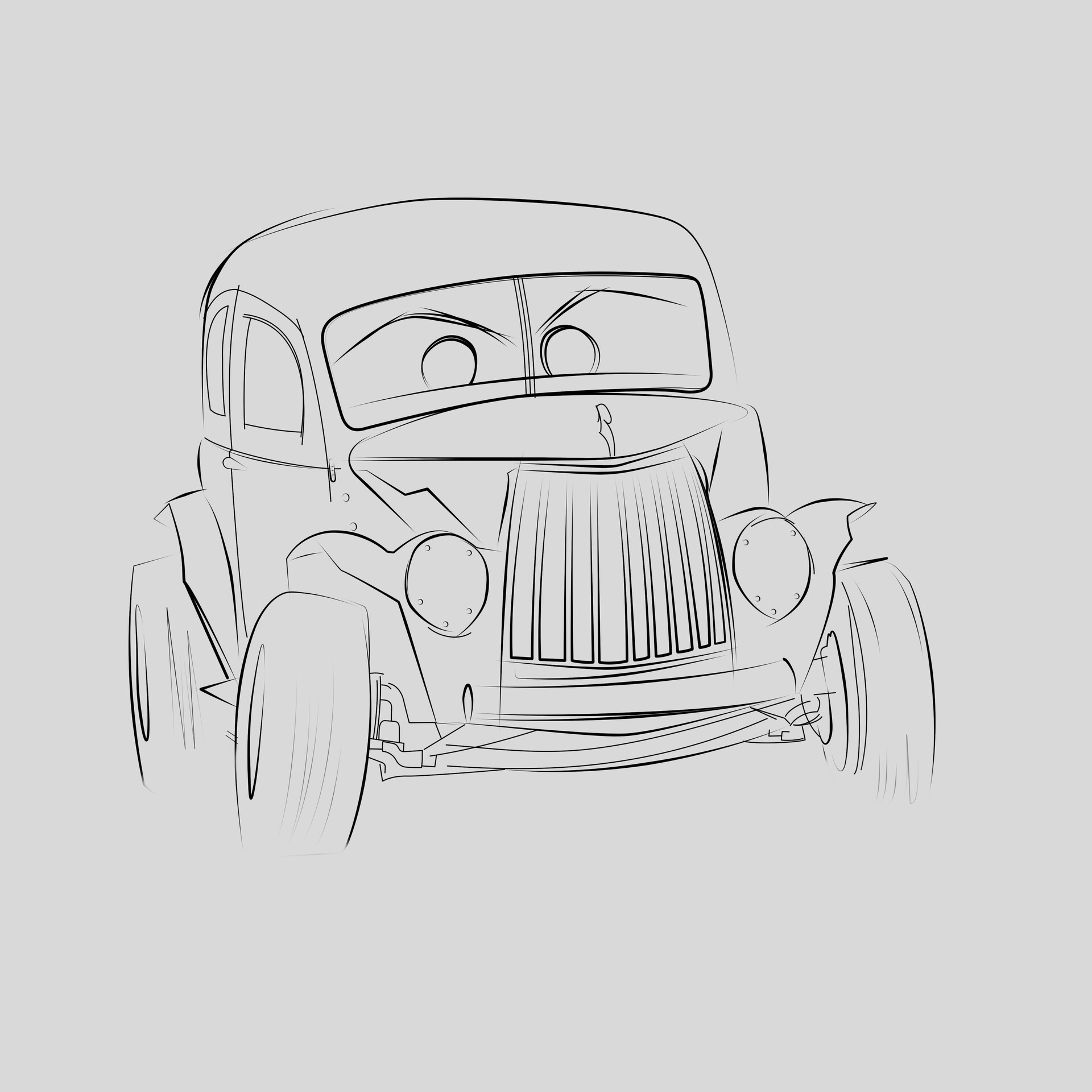 how to draw smokey from cars 3