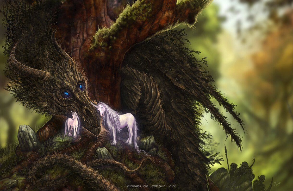 Nicolas Peña - Amisgaudi - The Dragon and the Unicorn.