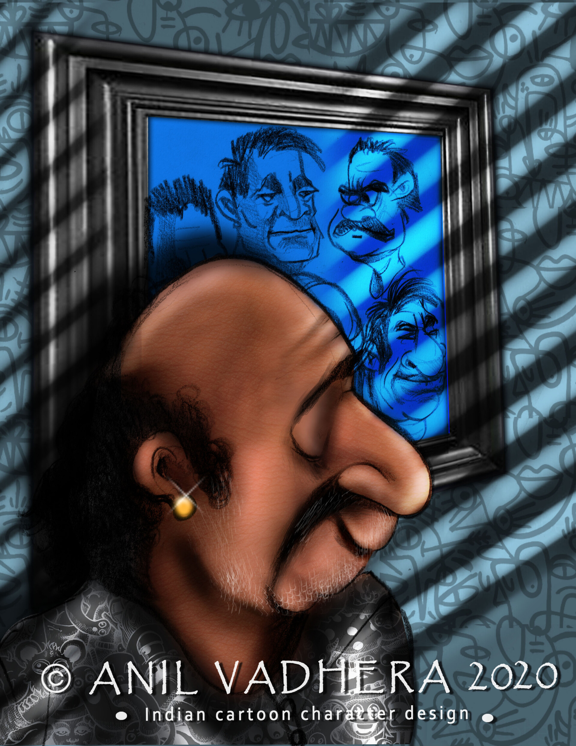 ArtStation - Indian Cartoon Character- by Anil Vadhera