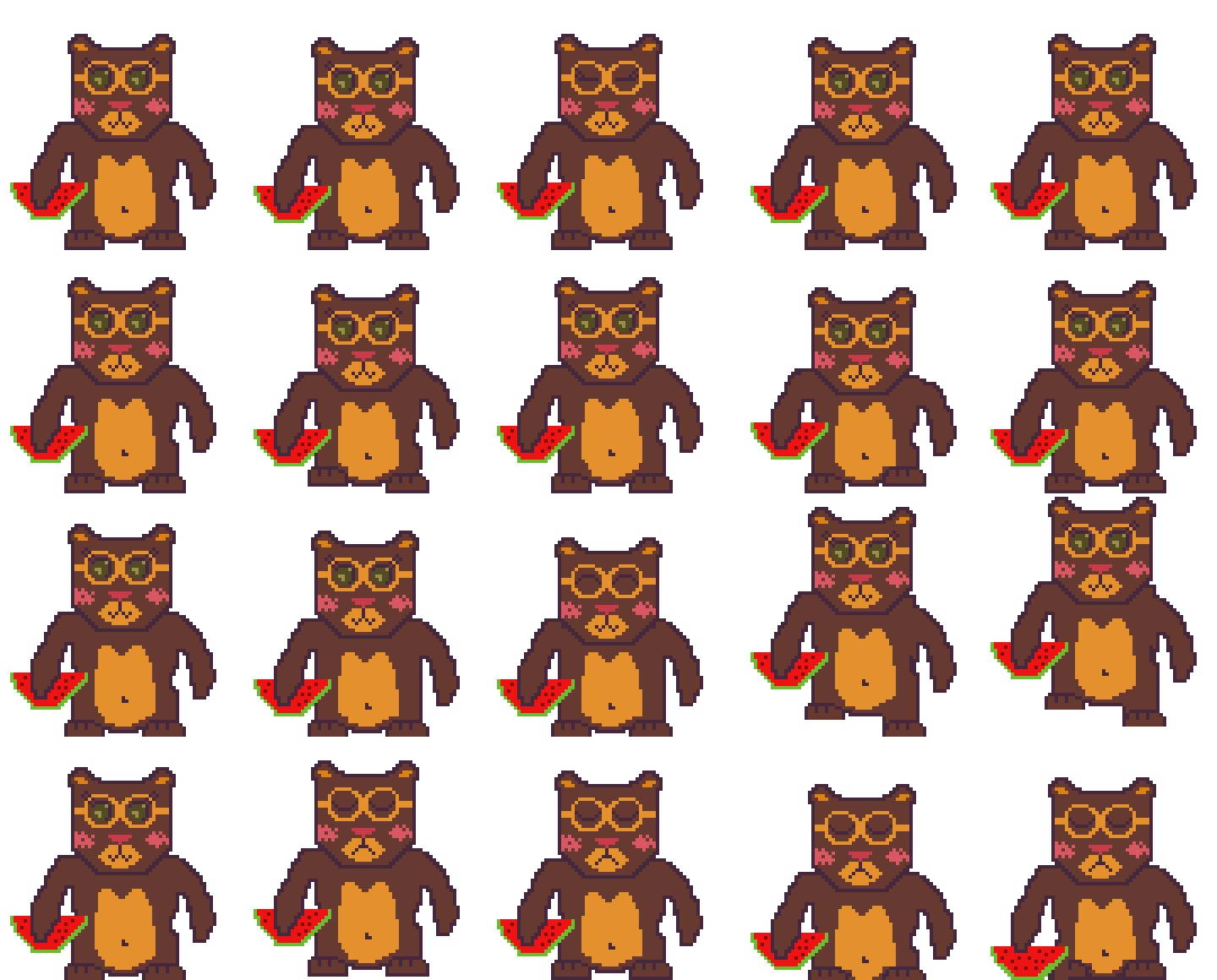 ArtStation - Pixel Art: Bear