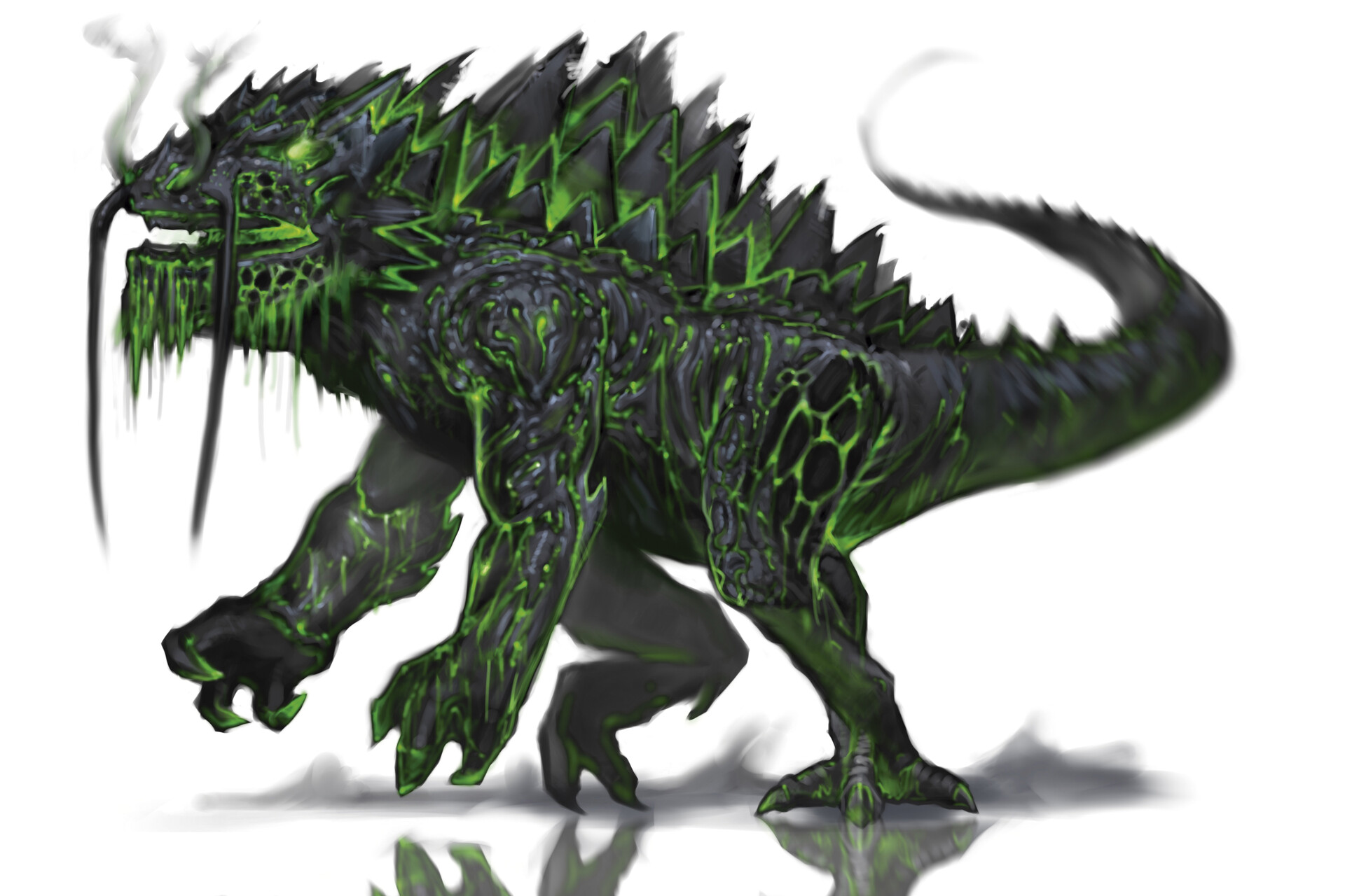 ArtStation - Kaiju monster Ryujin