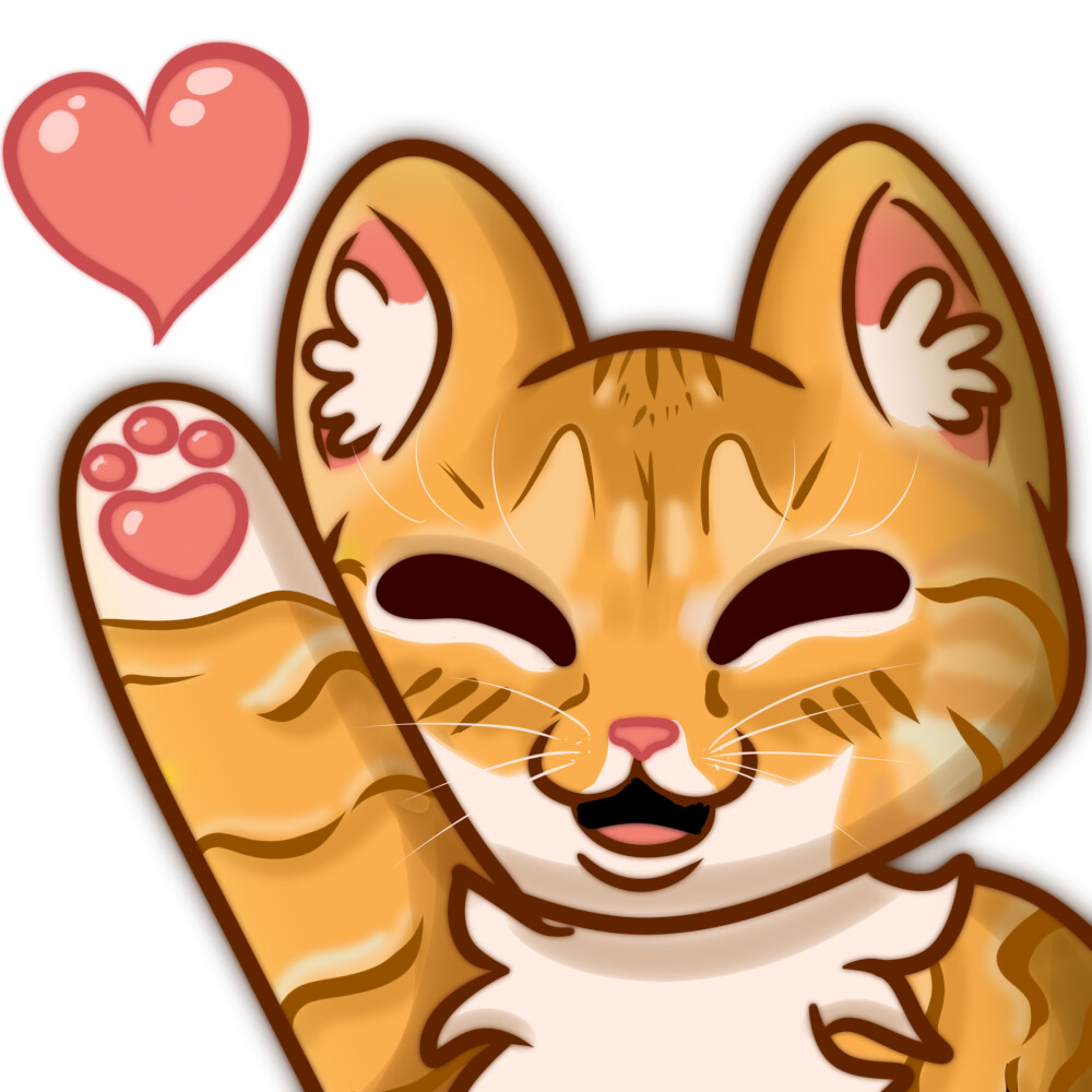 ArtStation - Happy Cat emote