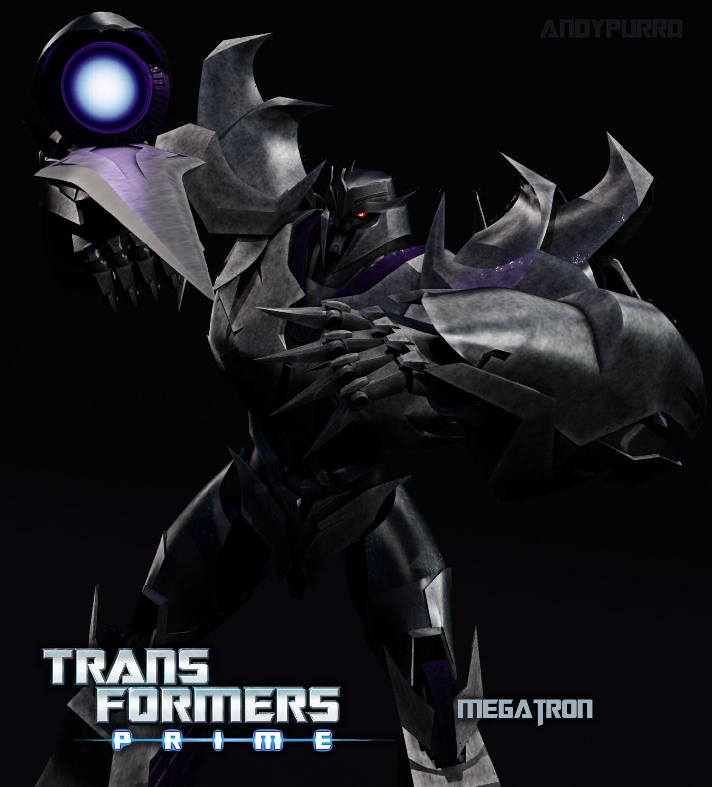 Andrew Au - Transformers Prime: Megatron 3D Blender model
