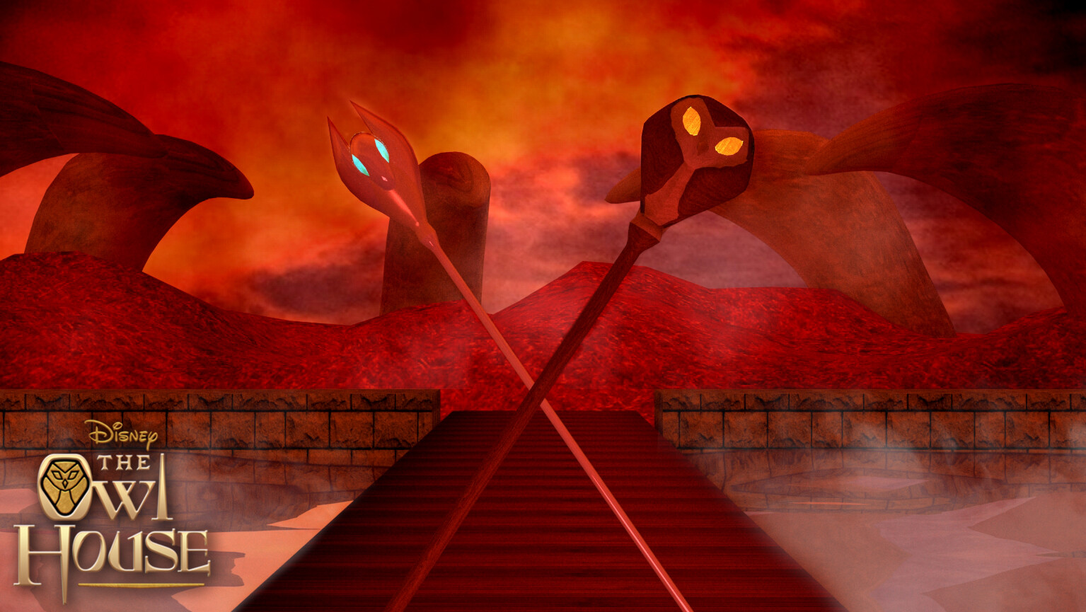 ArtStation - Eda and Lilith Staffs - The Owl House