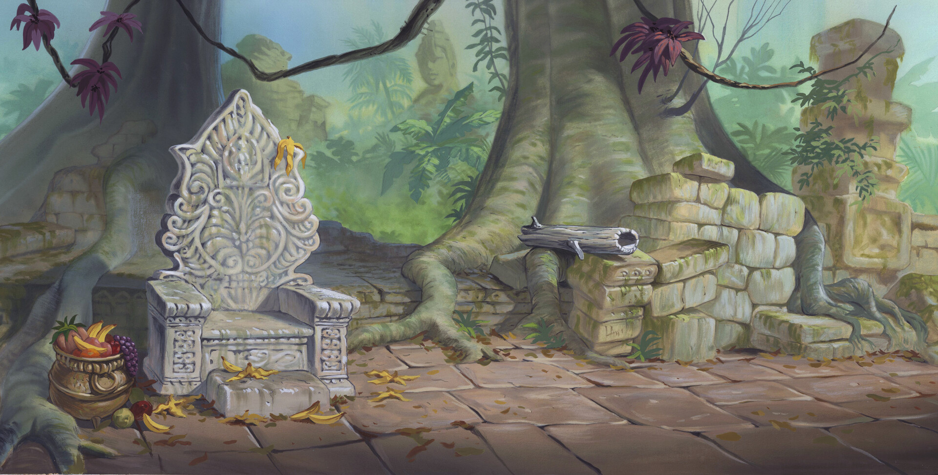 Michael Kurinsky - Disney Background Paintings