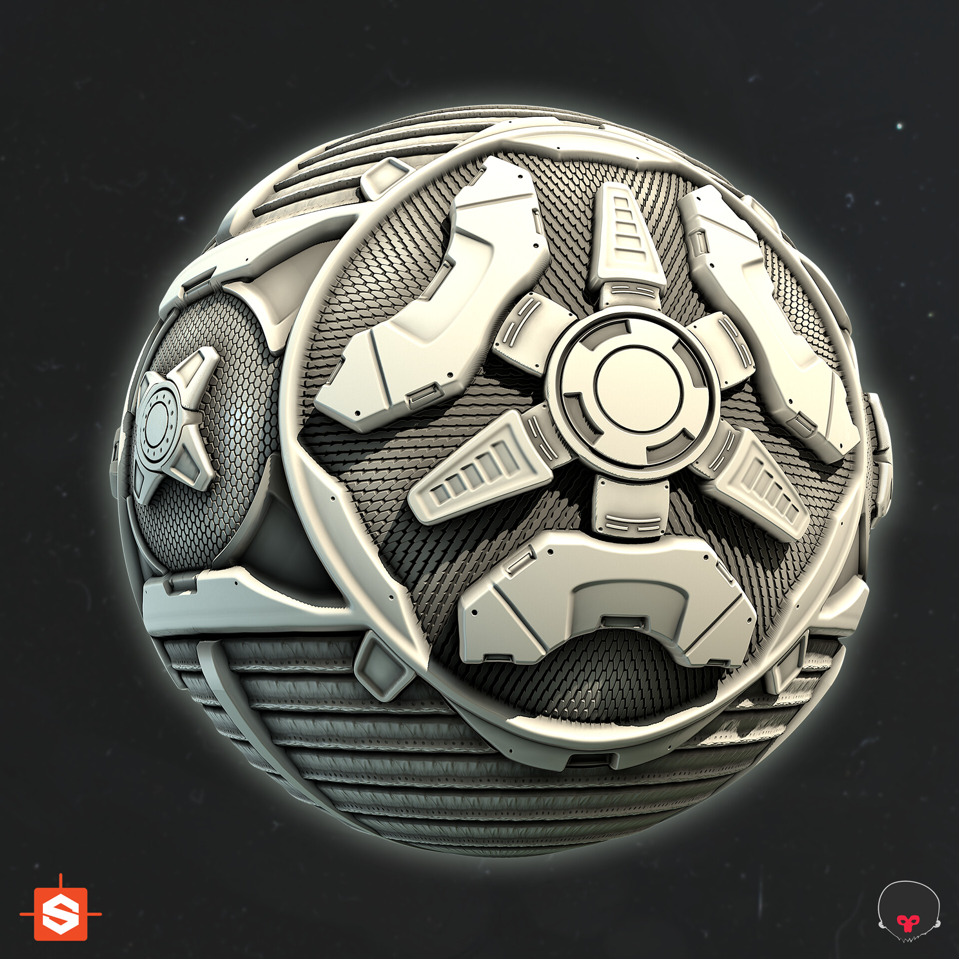 Dave Miragliotta - Rocket League Ball - Fan Art