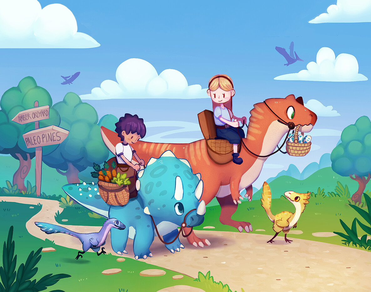 ArtStation - Early Paleo Pines Environment Concepts