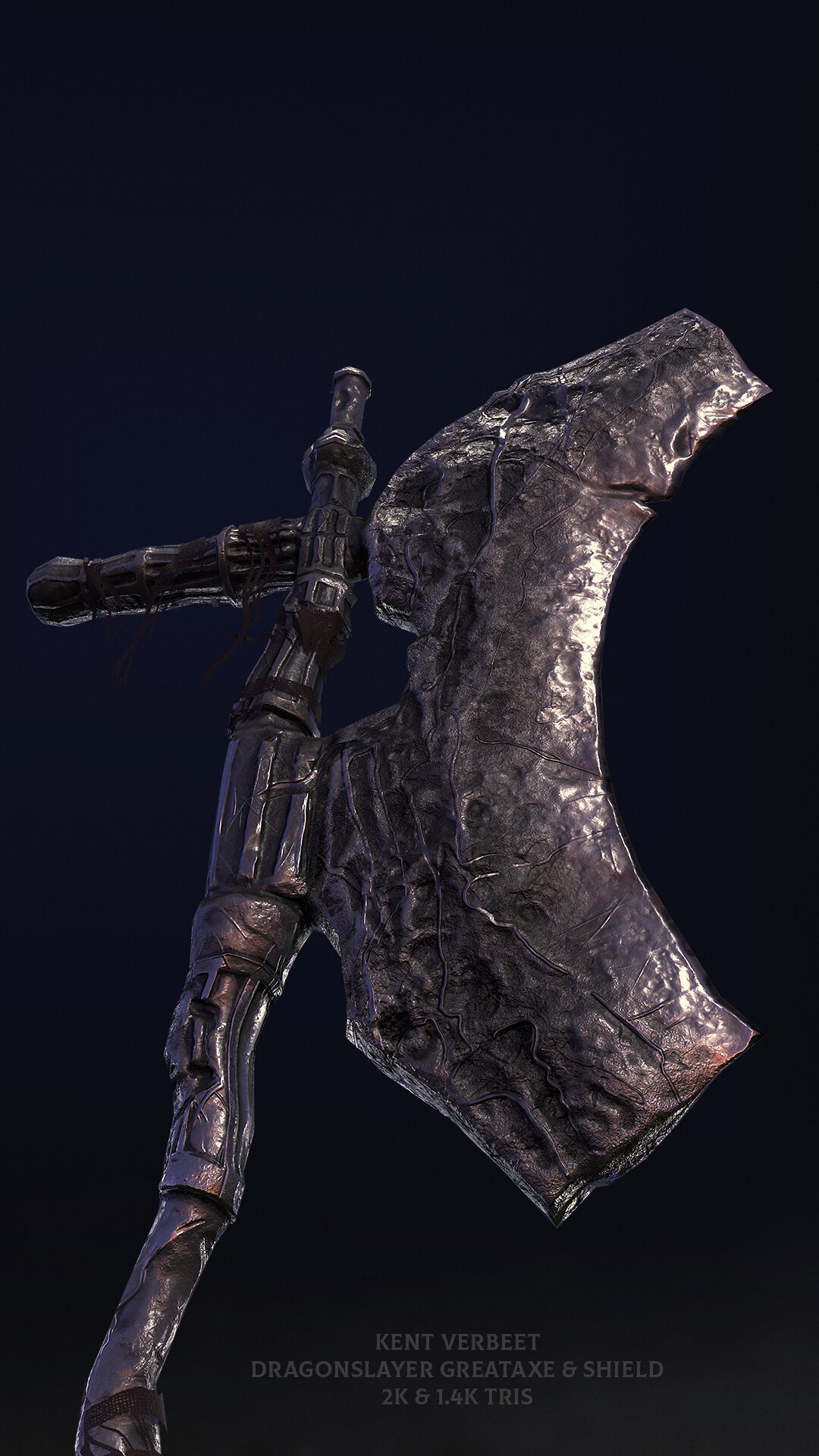 Kent Verbeet - Dragonslayer's Greataxe and Greatshield (Dark Souls 3 ...