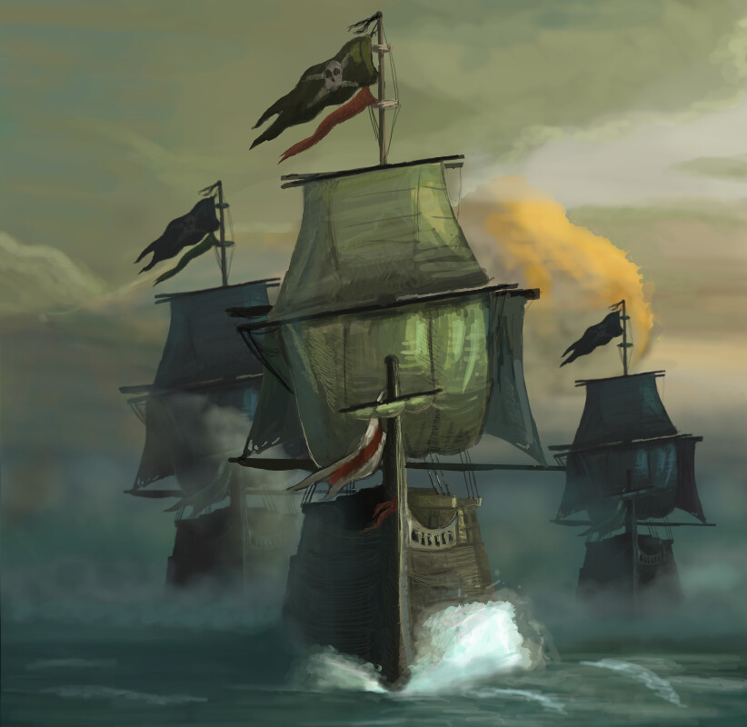 ArtStation - Black Flag ship's