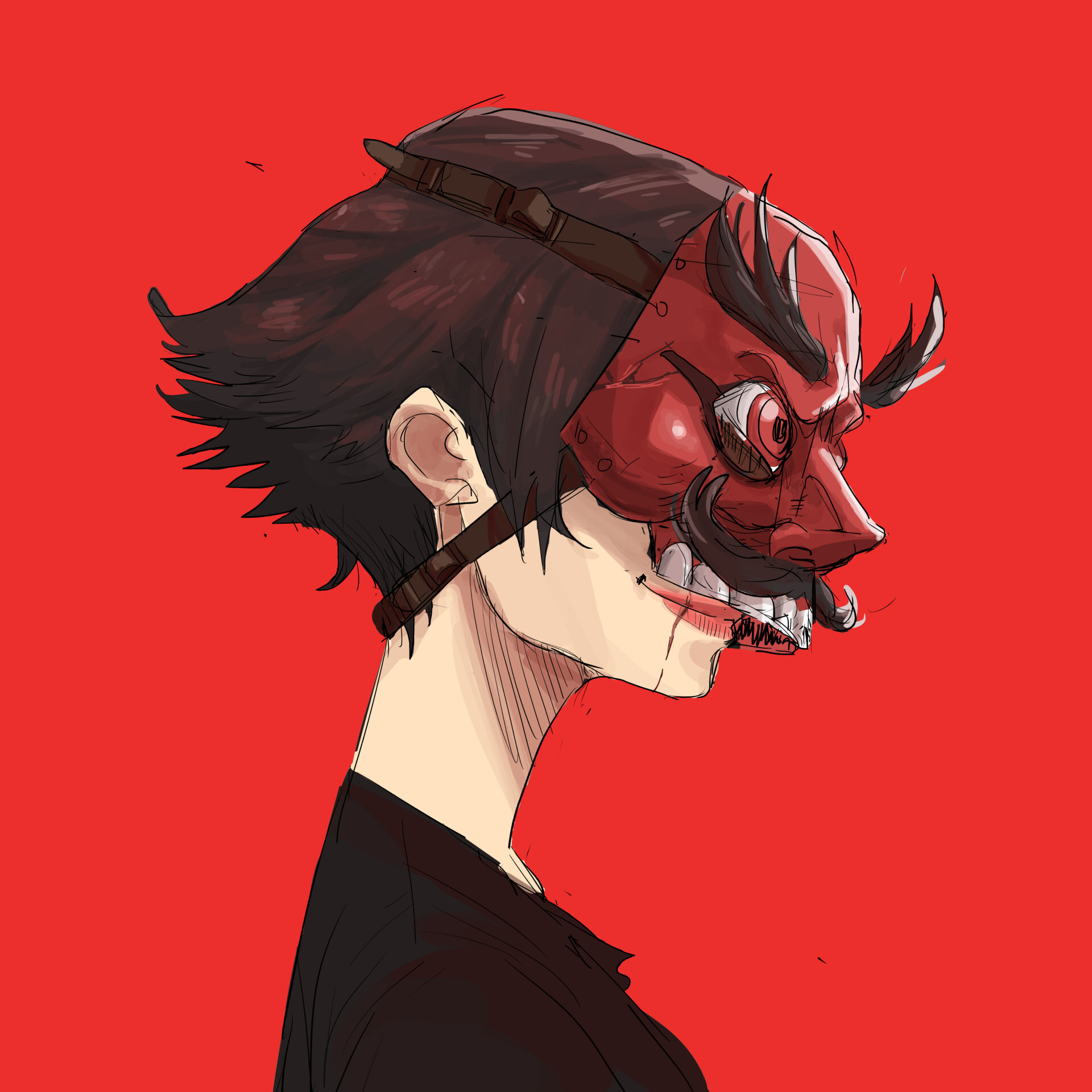 ArtStation - Red Mask