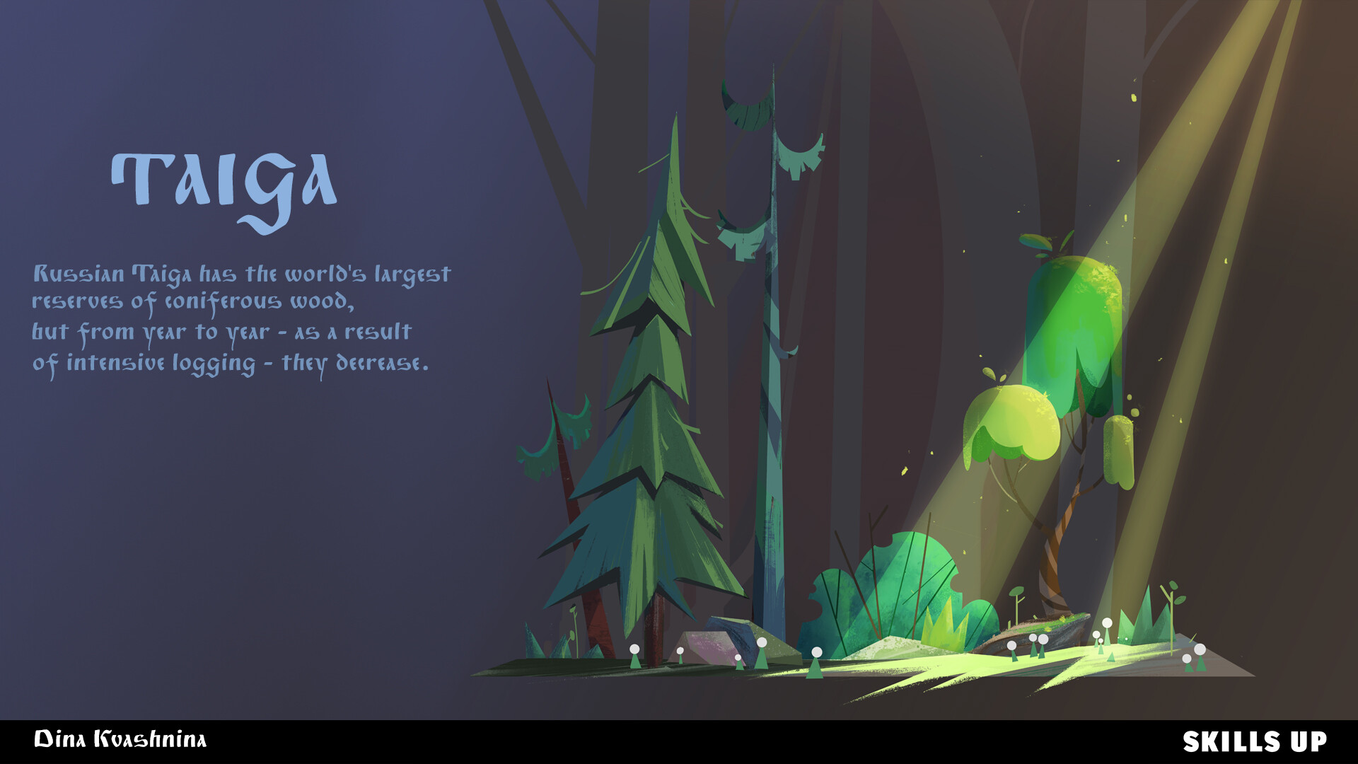 ArtStation - Taiga stylization